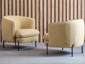 Poltrona Eleph bucle ocre – LoftNoa