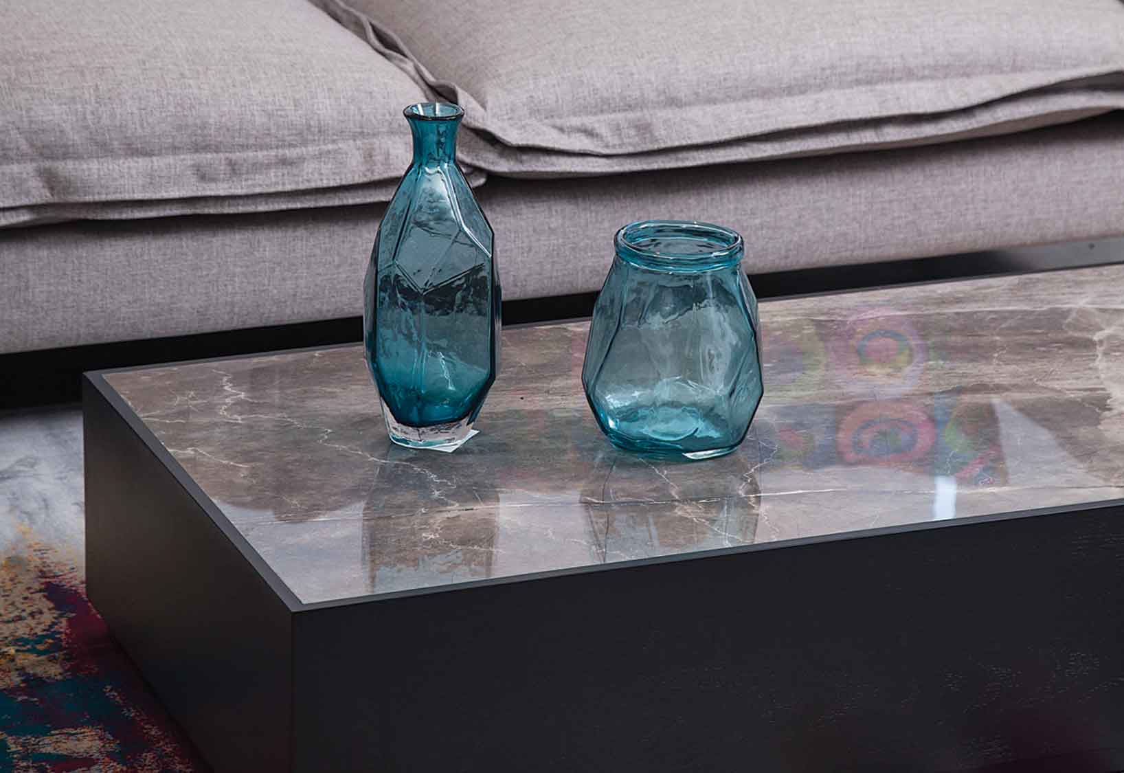 Sala Mars gris con azul – LoftNoa