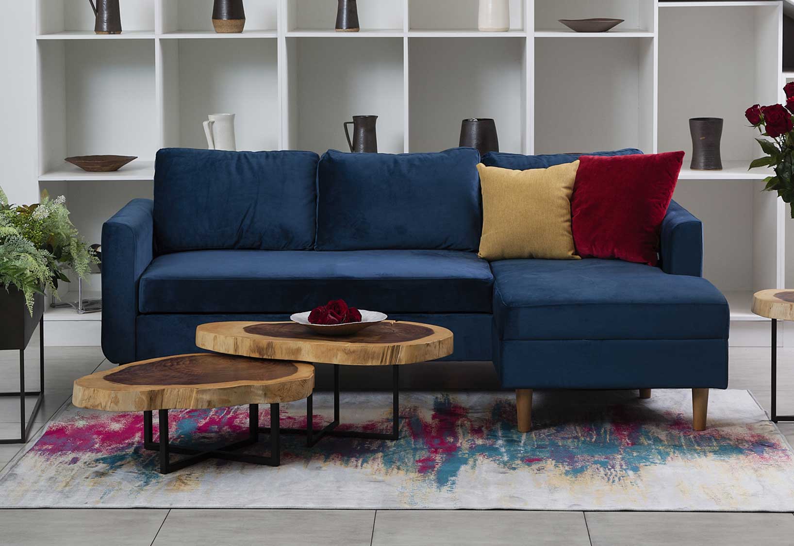 MODULAR DERECHO DARK CYANINE – LoftNoa