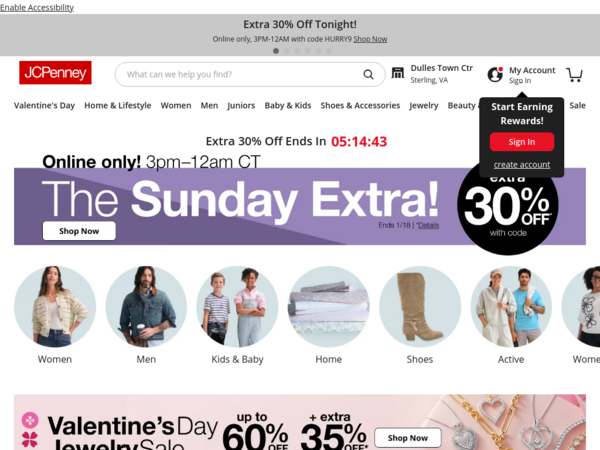 JCPenney Coupon Codes | In Store & Online: Extra 25% off When You Spend ...