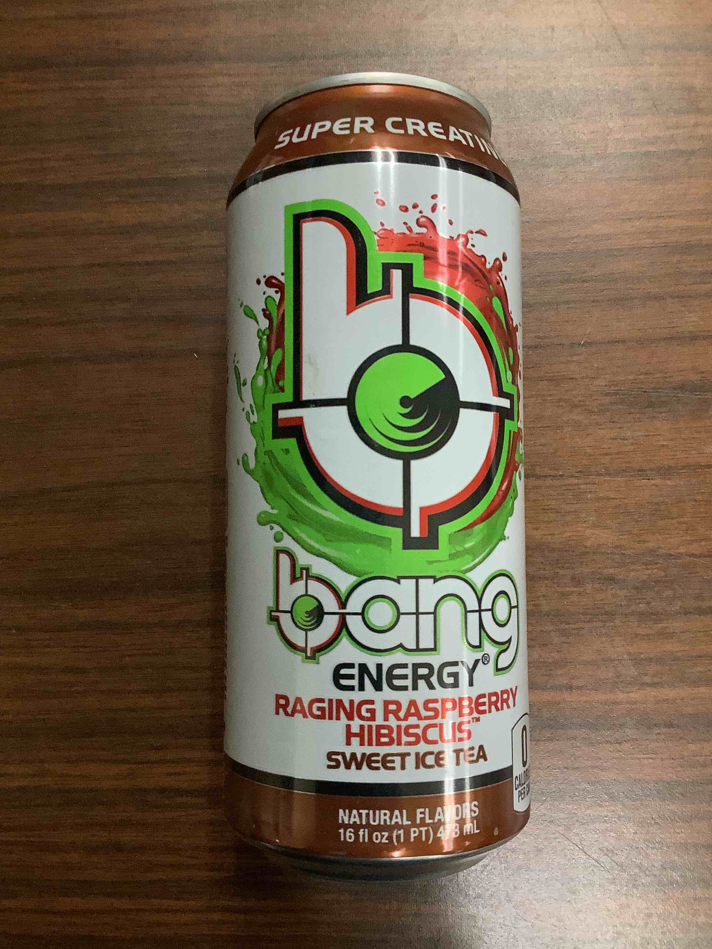 Bang Raging Rasberry Hibiscus Sweet Ice Tea BB 04/23