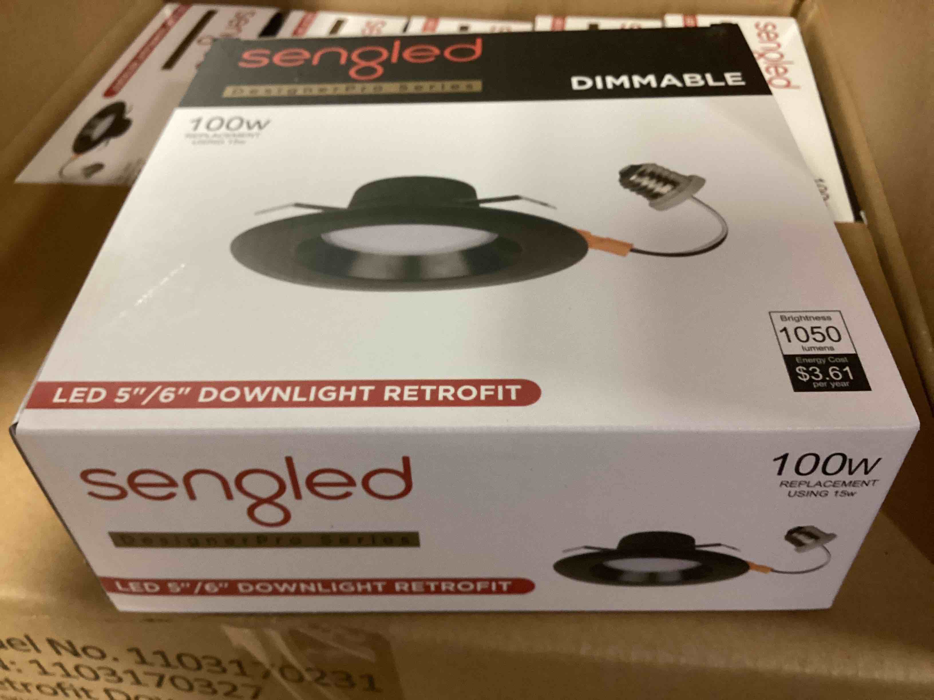 sengled retrofit downlight 5”/6” 1050lm 4000k