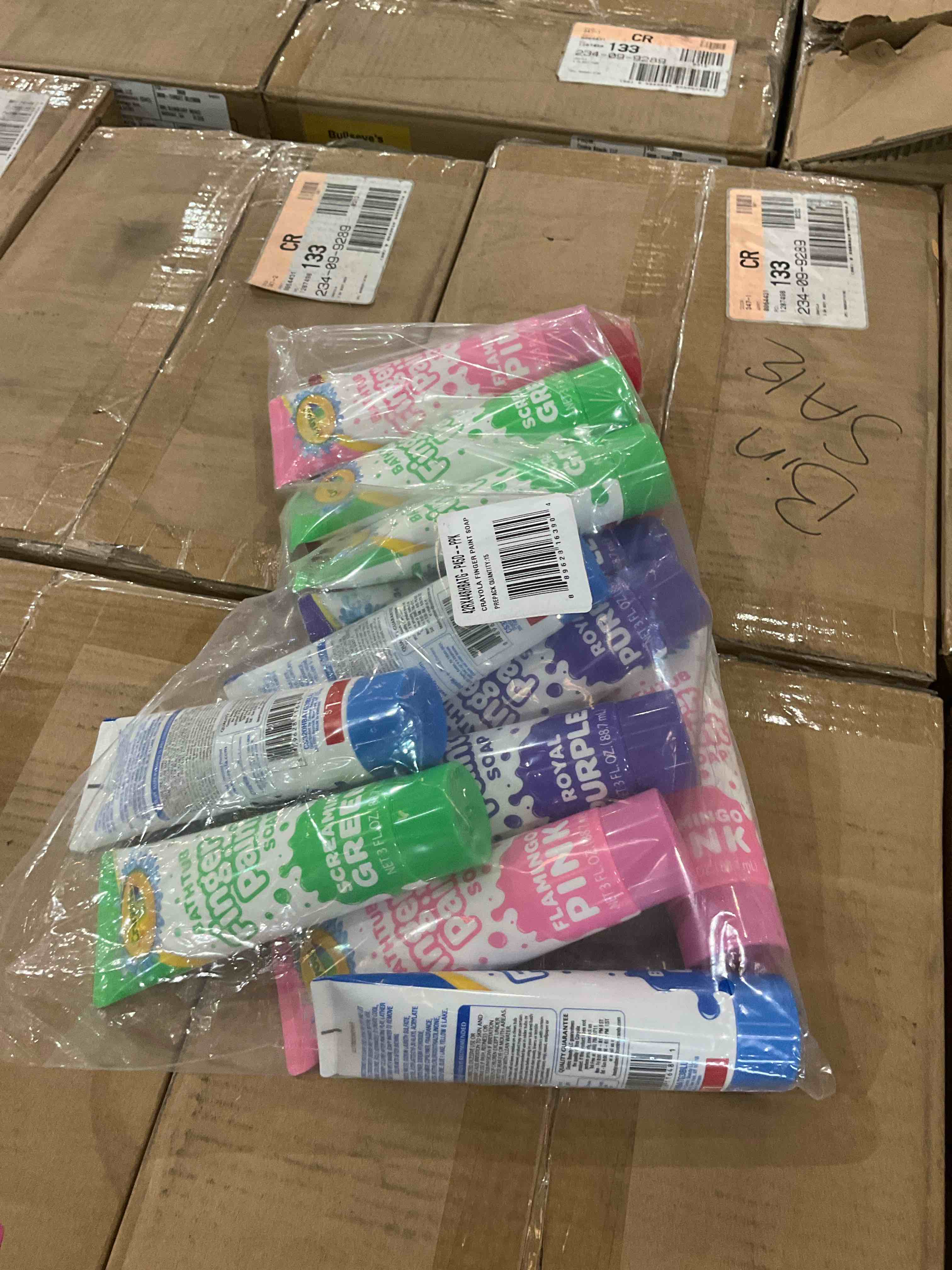 Crayola bathtub fingerprint soap