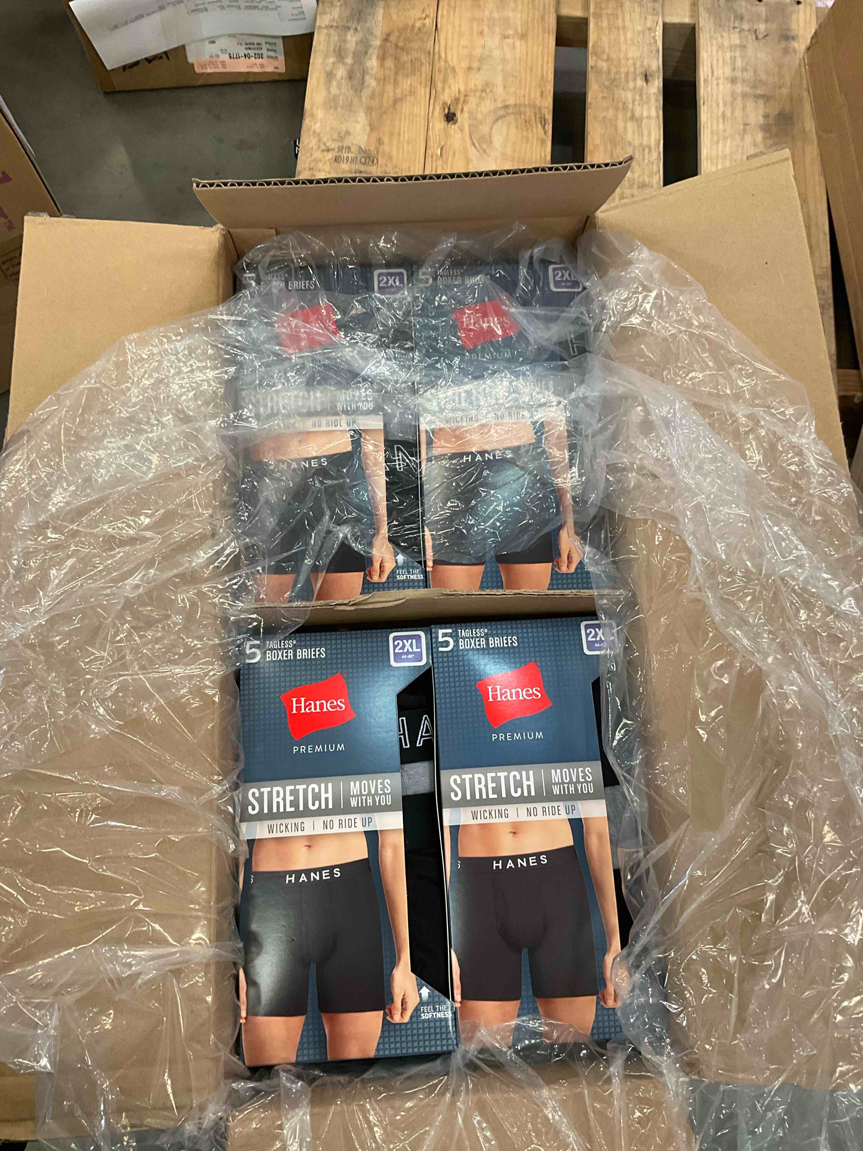 TAGLESS® BOXER BRIEFS 12 pieces