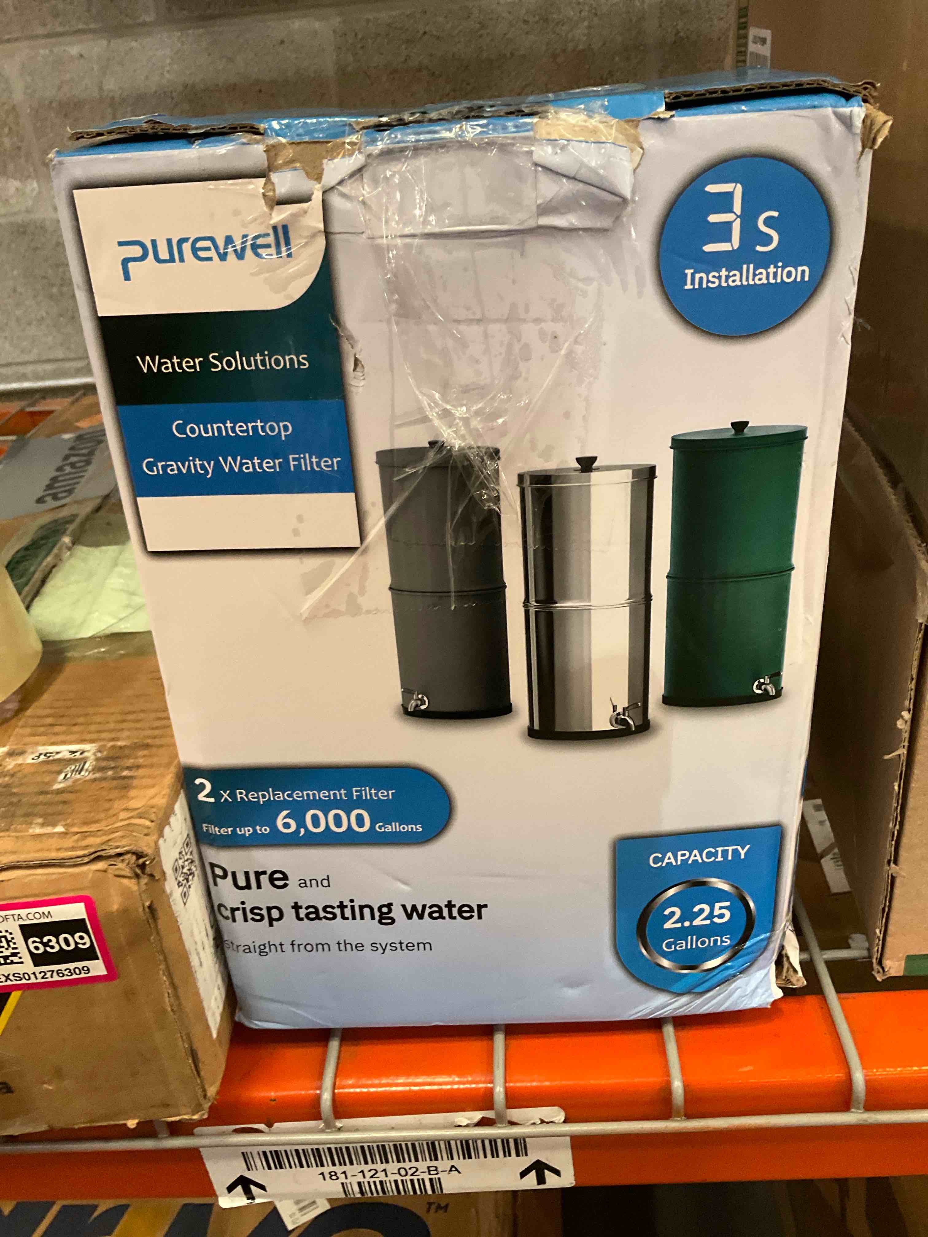 Purewell 8-Stage 0.01?m Ultra-Filtration Water Filter System, NSF/ANSI ...