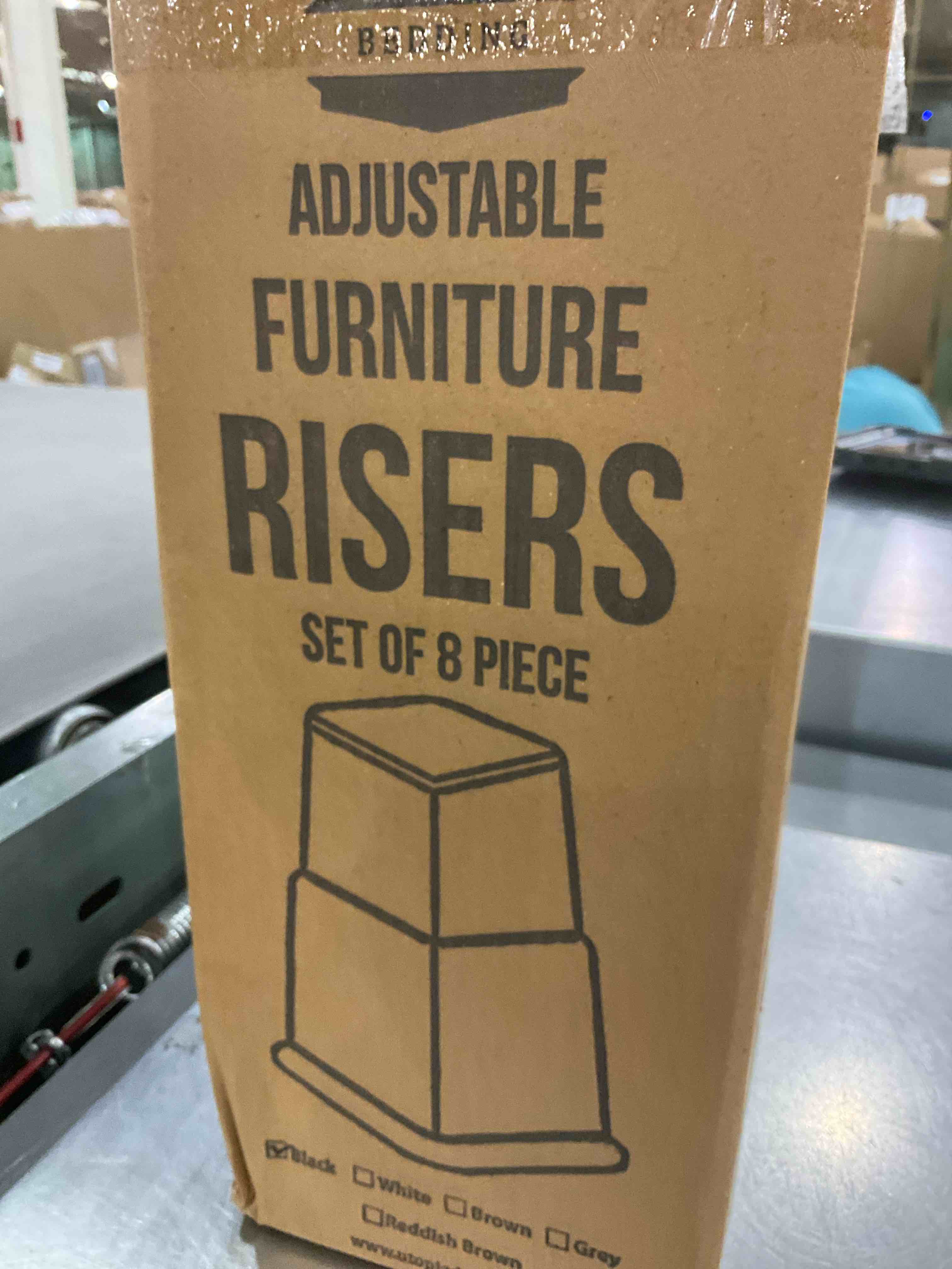 Utopia Bedding Adjustable Bed Furniture Risers - Elevation in Heights 3 ...