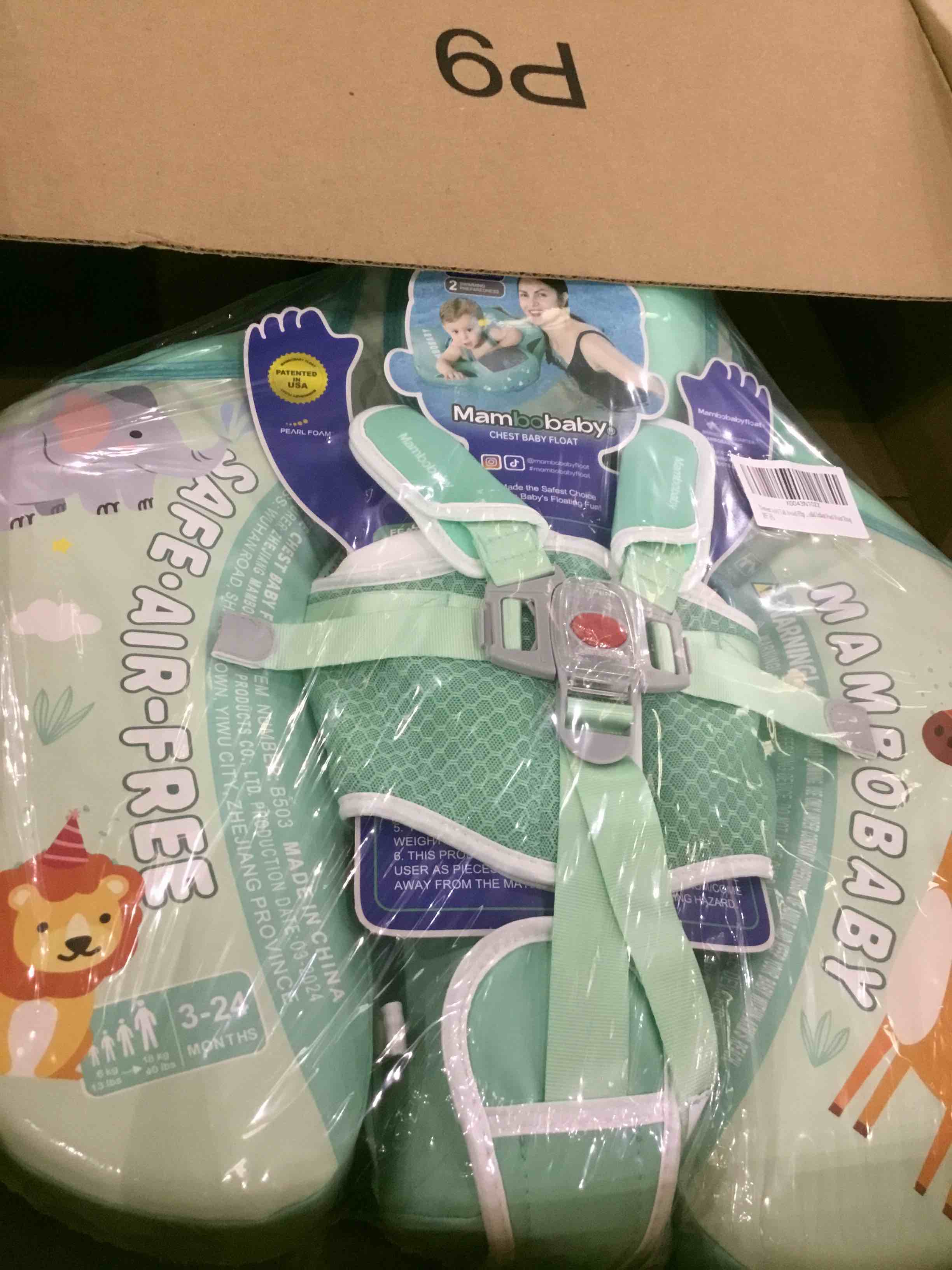 Mambobaby Float with Canopy Newest Size Improved Non Inflatable Infant ...