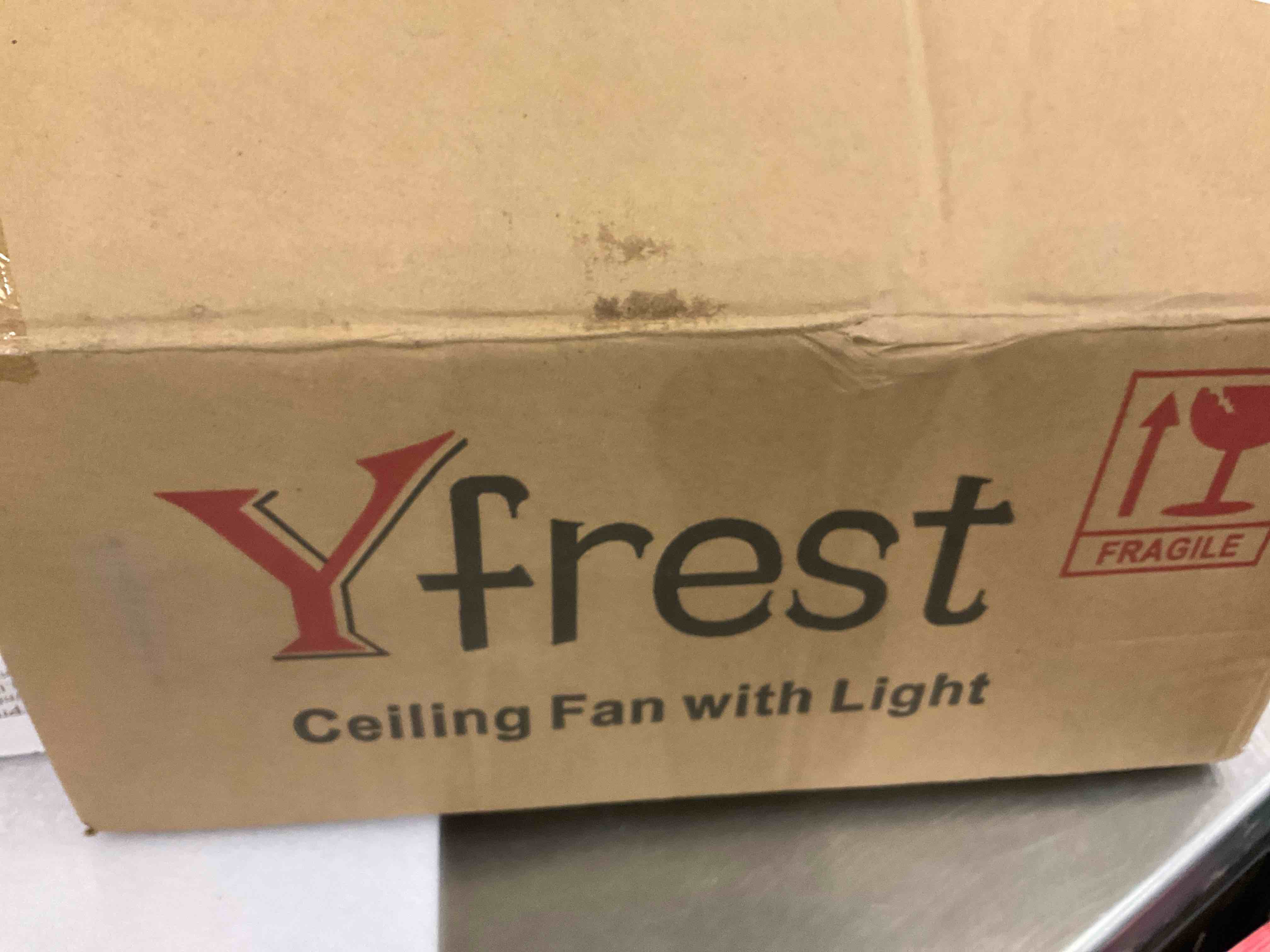 YFrest Ceiling Fan with Light