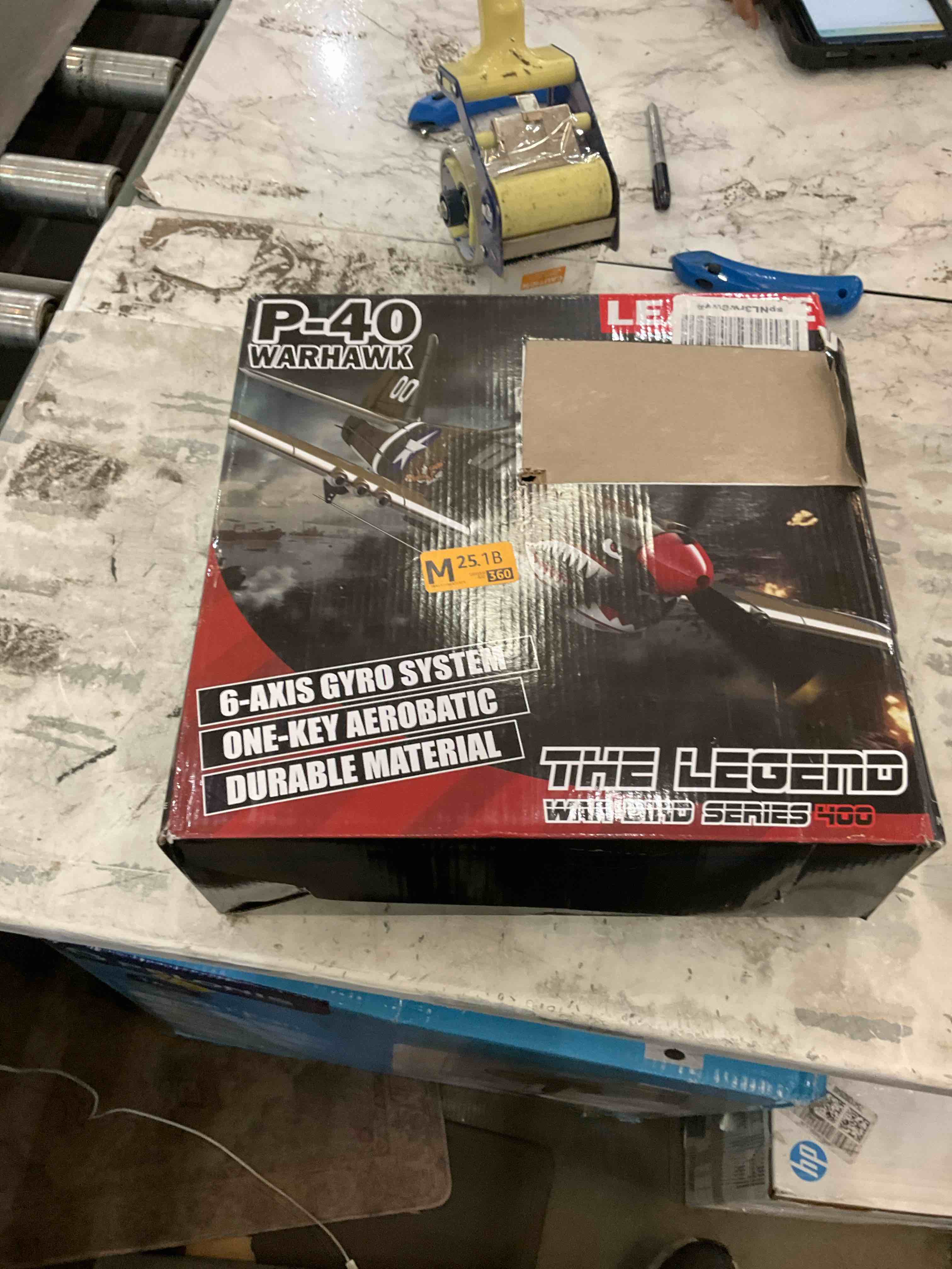 LEAMBE RC Plane 4 Channel Remote Control Airplane - Ready to Fly P-40 Warhawk RC Airplane for ...