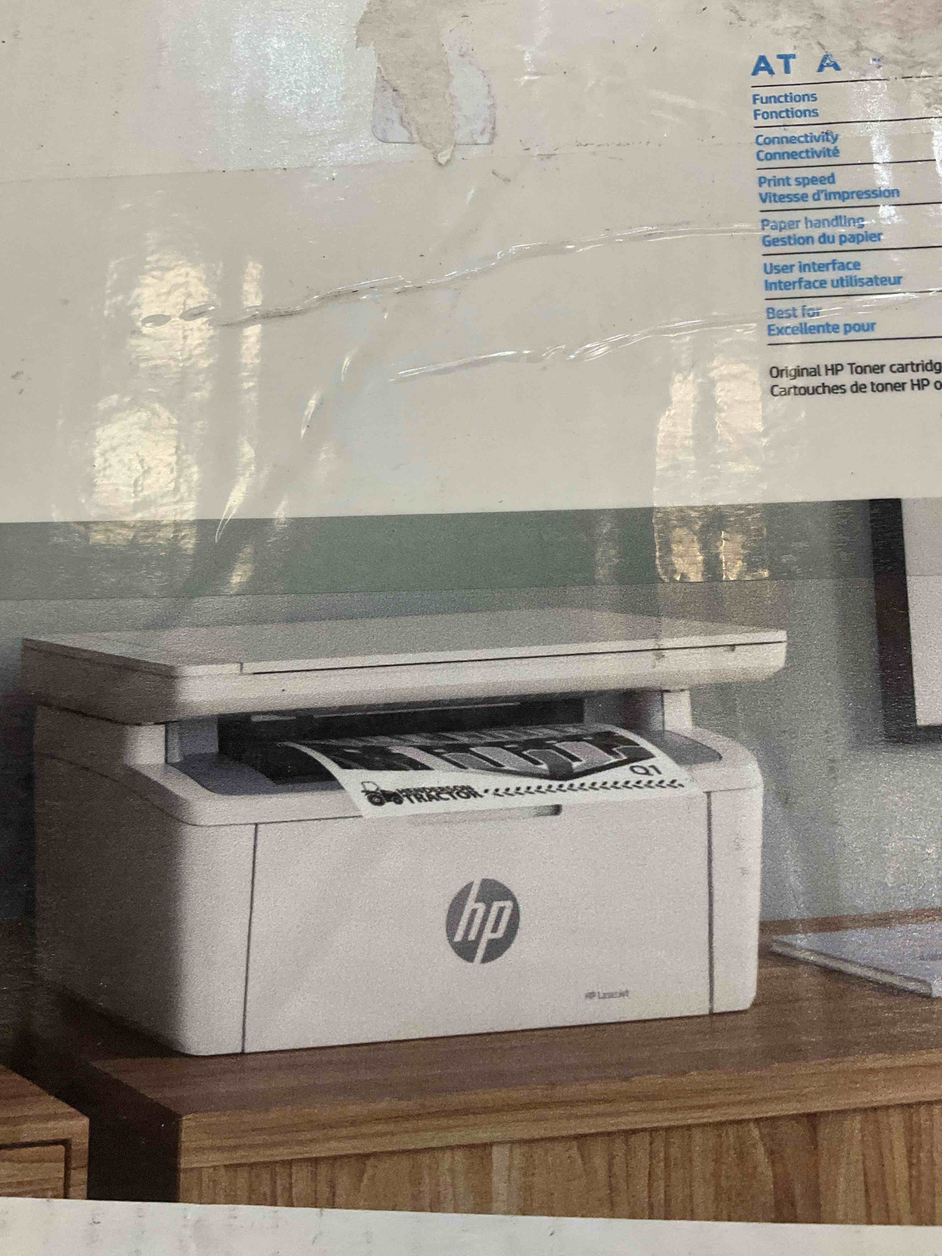 HP laser jet map