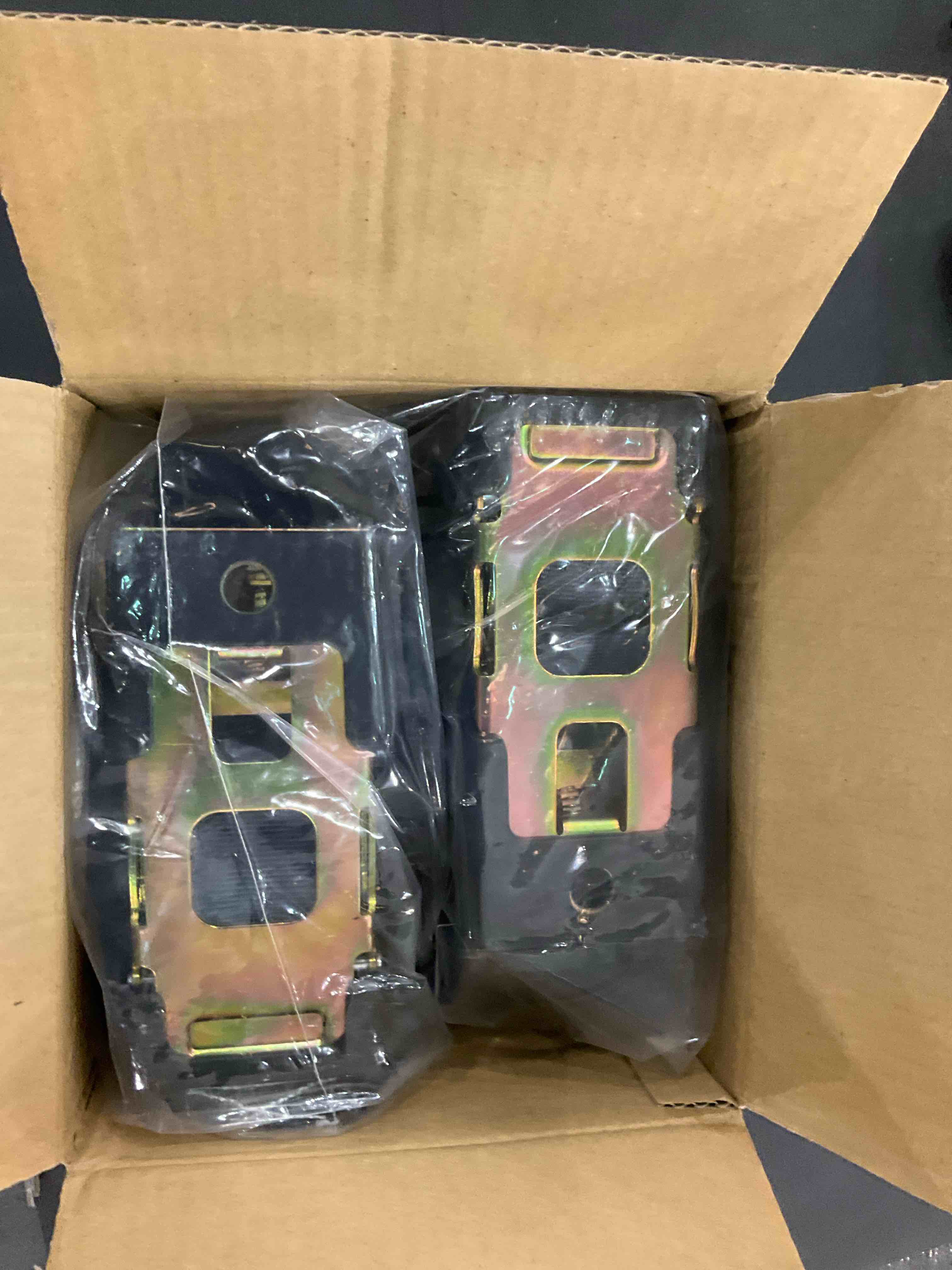 NUOER 2 Pack E-Track Retractable Ratchet Straps (2in x 6 ft),Ratchet Tie Down Straps for ...