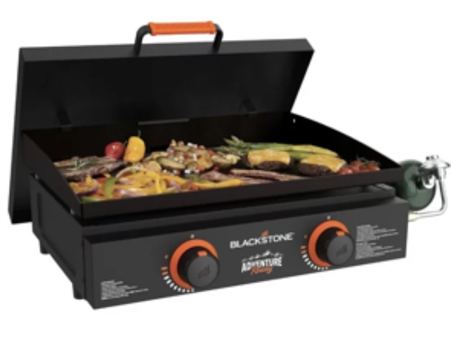 Blackstone 2 Burner Griddle Smash and Sear Bundle 24000 BTU Gas Grill ...