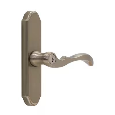 LARSON Silver Lockable Storm door Replacement Handleset