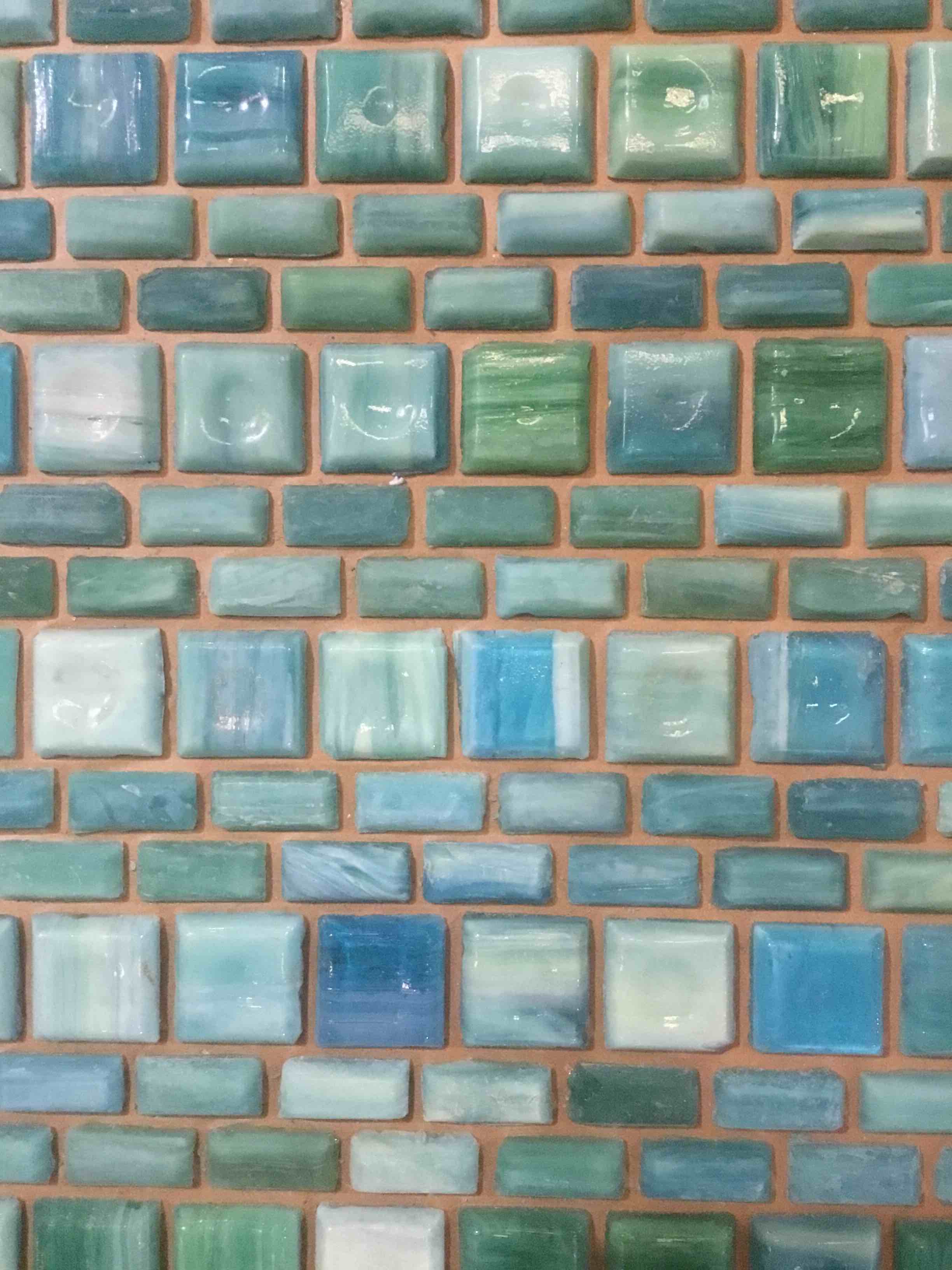 12 in. x 12 in. Marbleized Sei-ta South Beach Glass Tile Sheets, 5 ...