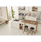 12 in. x 24 in. Trillo Crema Natural Tile, 8 pieces per box, 16 sq. ft ...