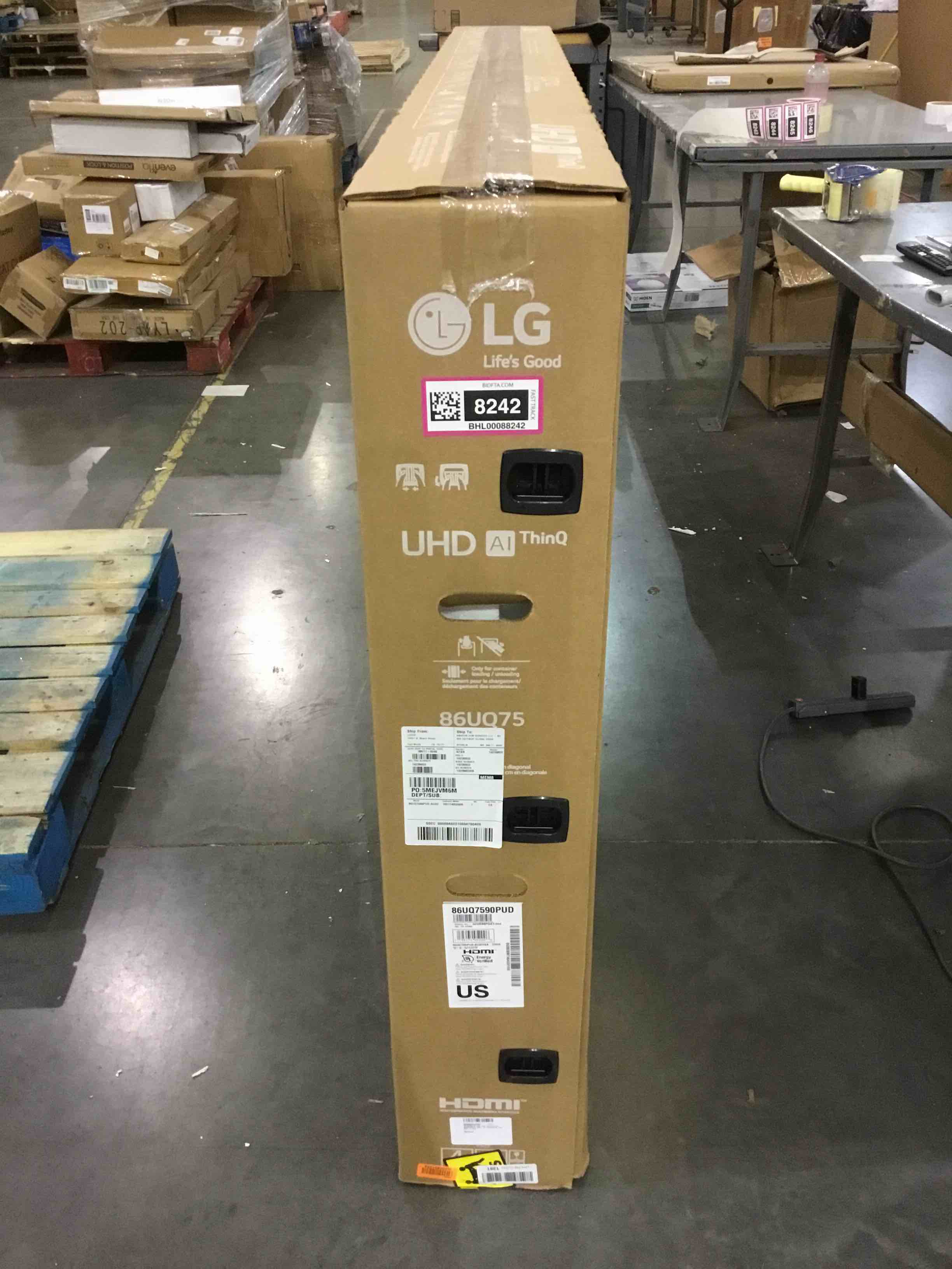 LG UQ7590 86-Inch Class UHD Smart TV 86UQ7590PUD, 2022 - AI-Powered 4K ...