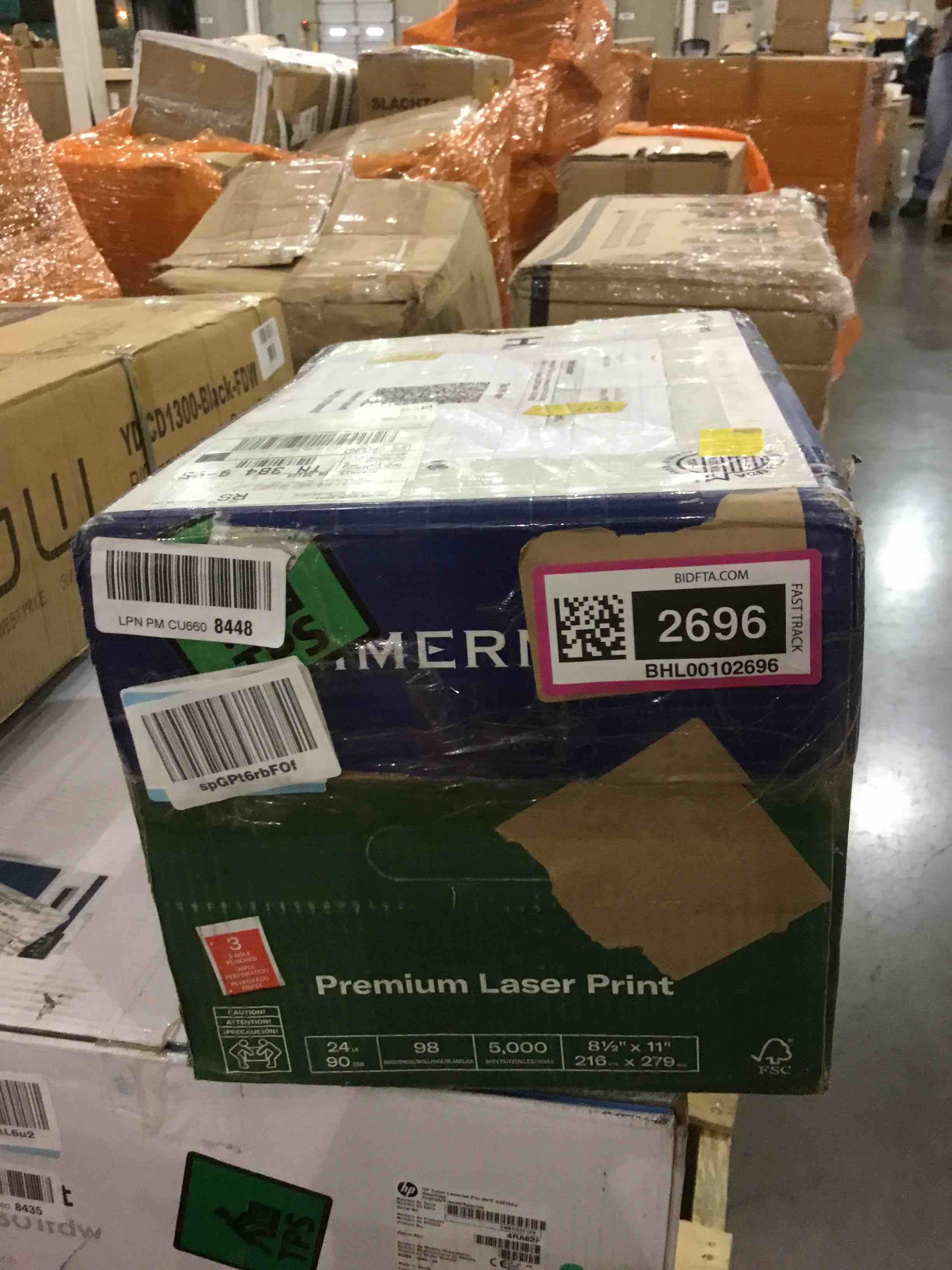 Hammermill Printer Paper, Premium Laser Print 24 lb, 3 Hole - 10 Ream ...
