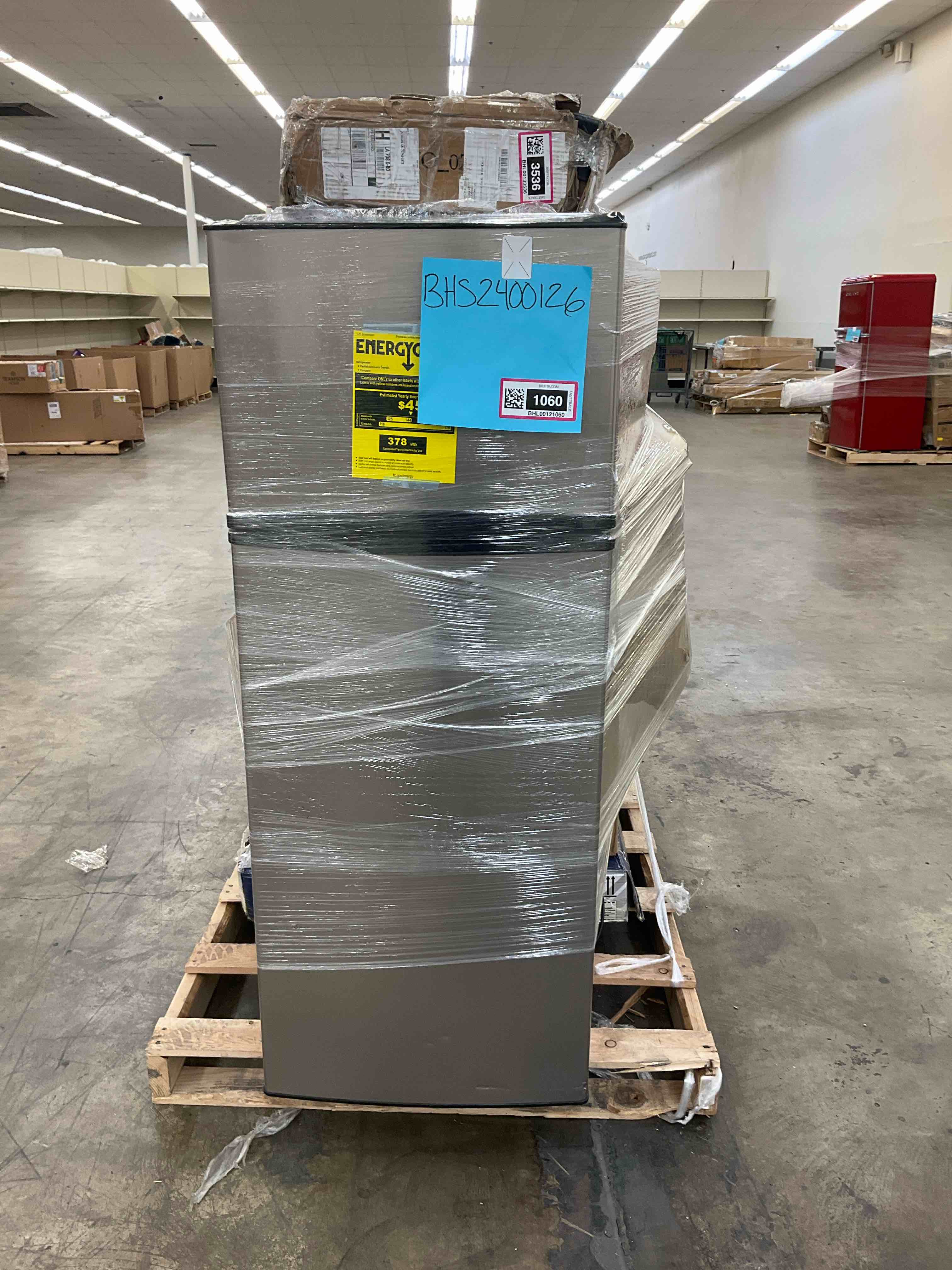 Fastrackazon Big Box Returns Pallet