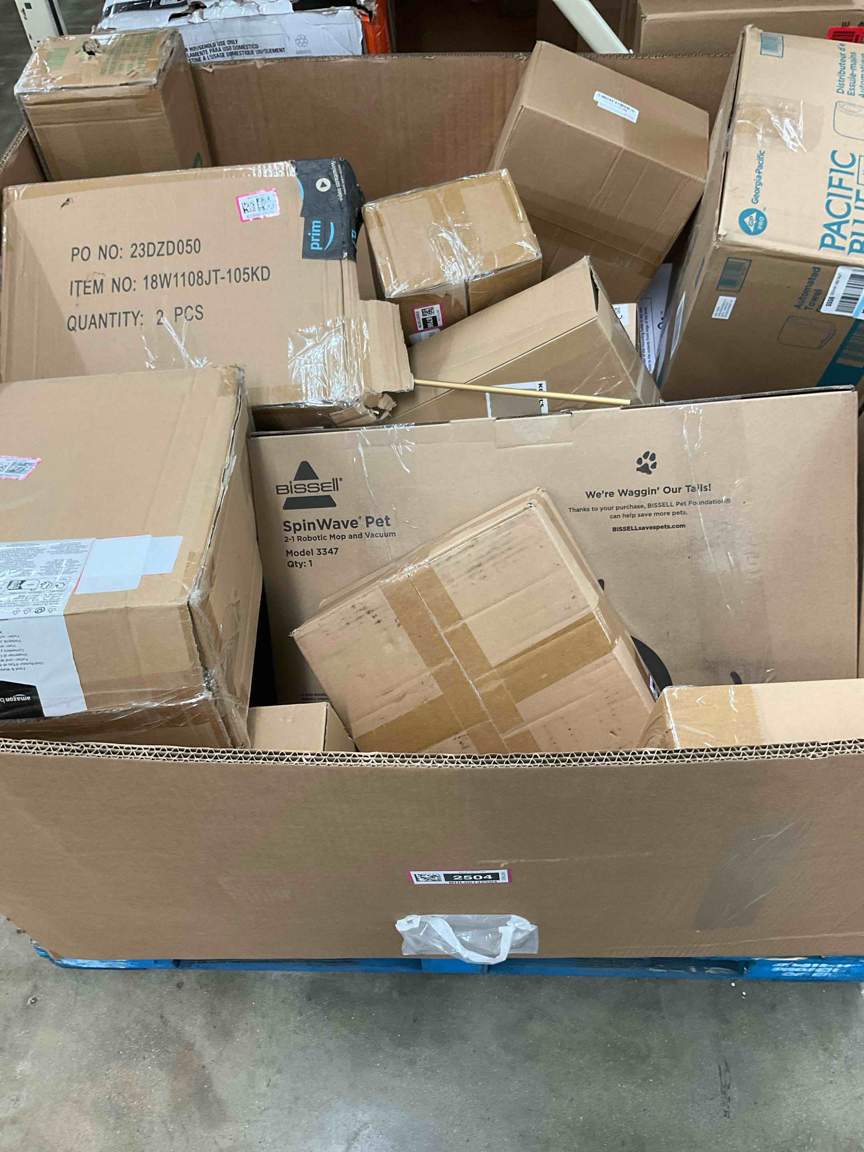 Auction Returns Pallet