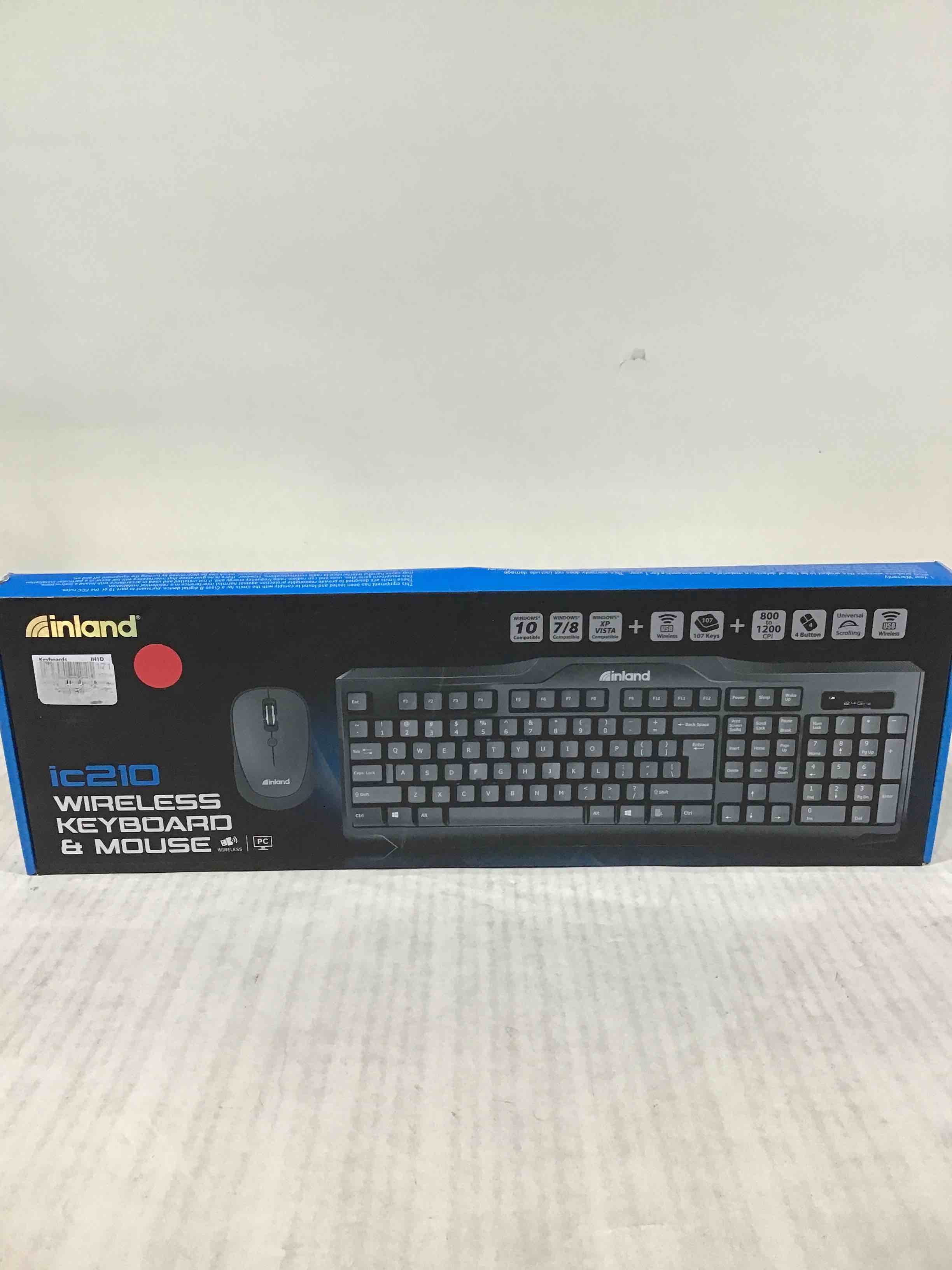 Inland IC210 Wireless Keyboard & Mouse Combo
