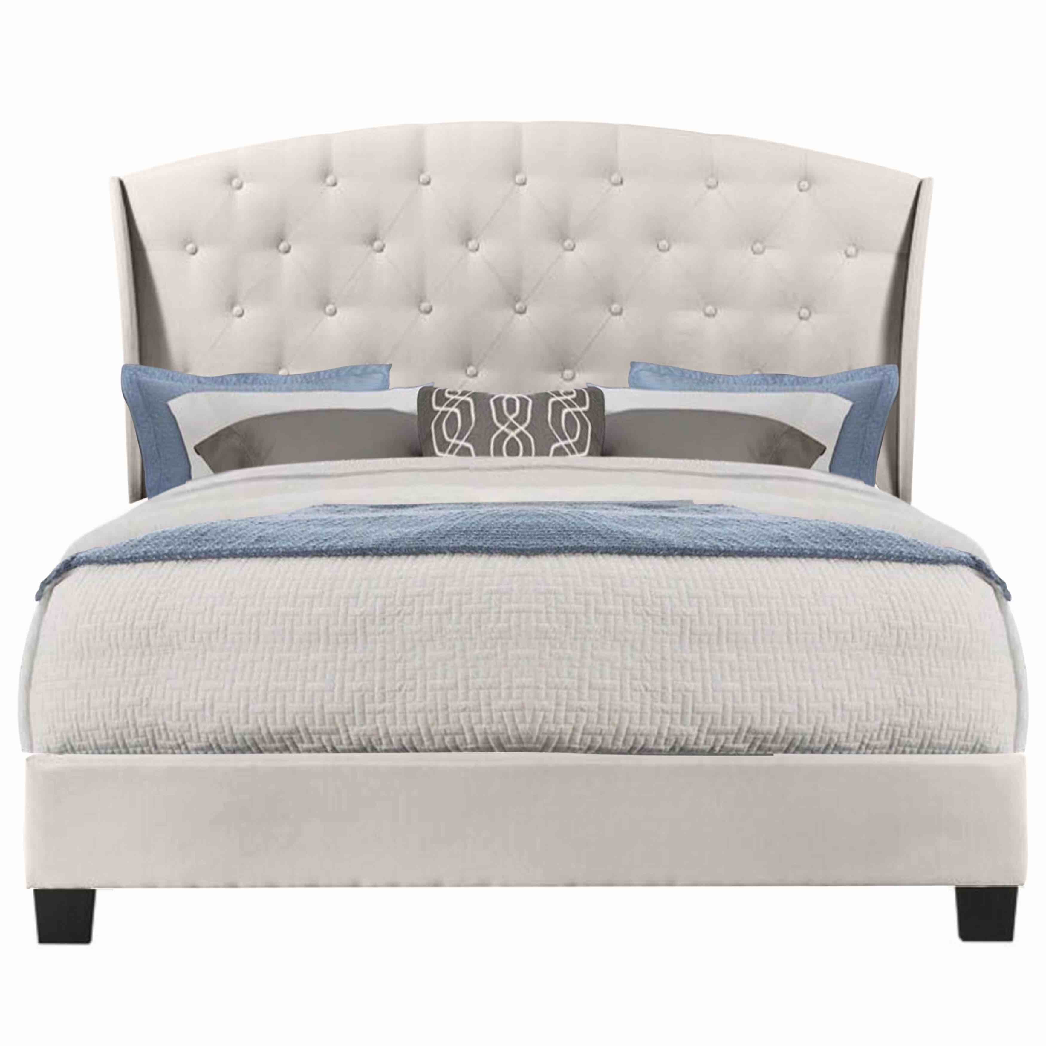Waddington Tufted Upholstered Low Profile Standard Bed