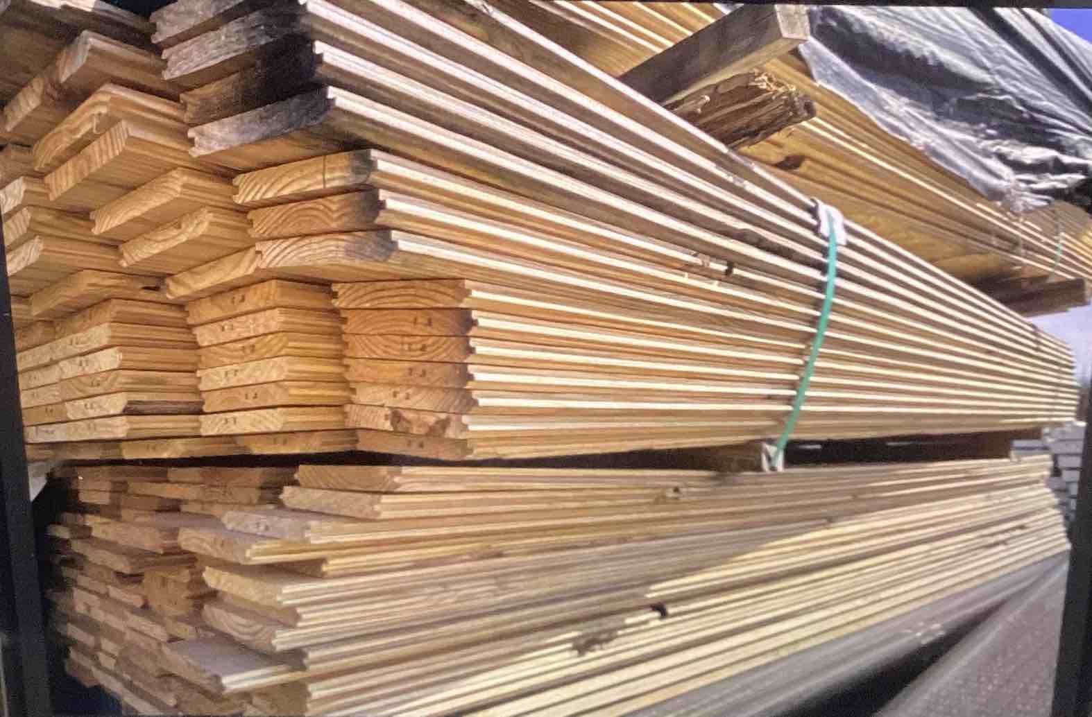 1,440 linear foot 120 boards 1x6 12’ tongue and groove your bid per ...