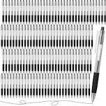 Black Pens Bulk, Box of 1500 Pieces Pack Black Ink Pens Ballpoint ...