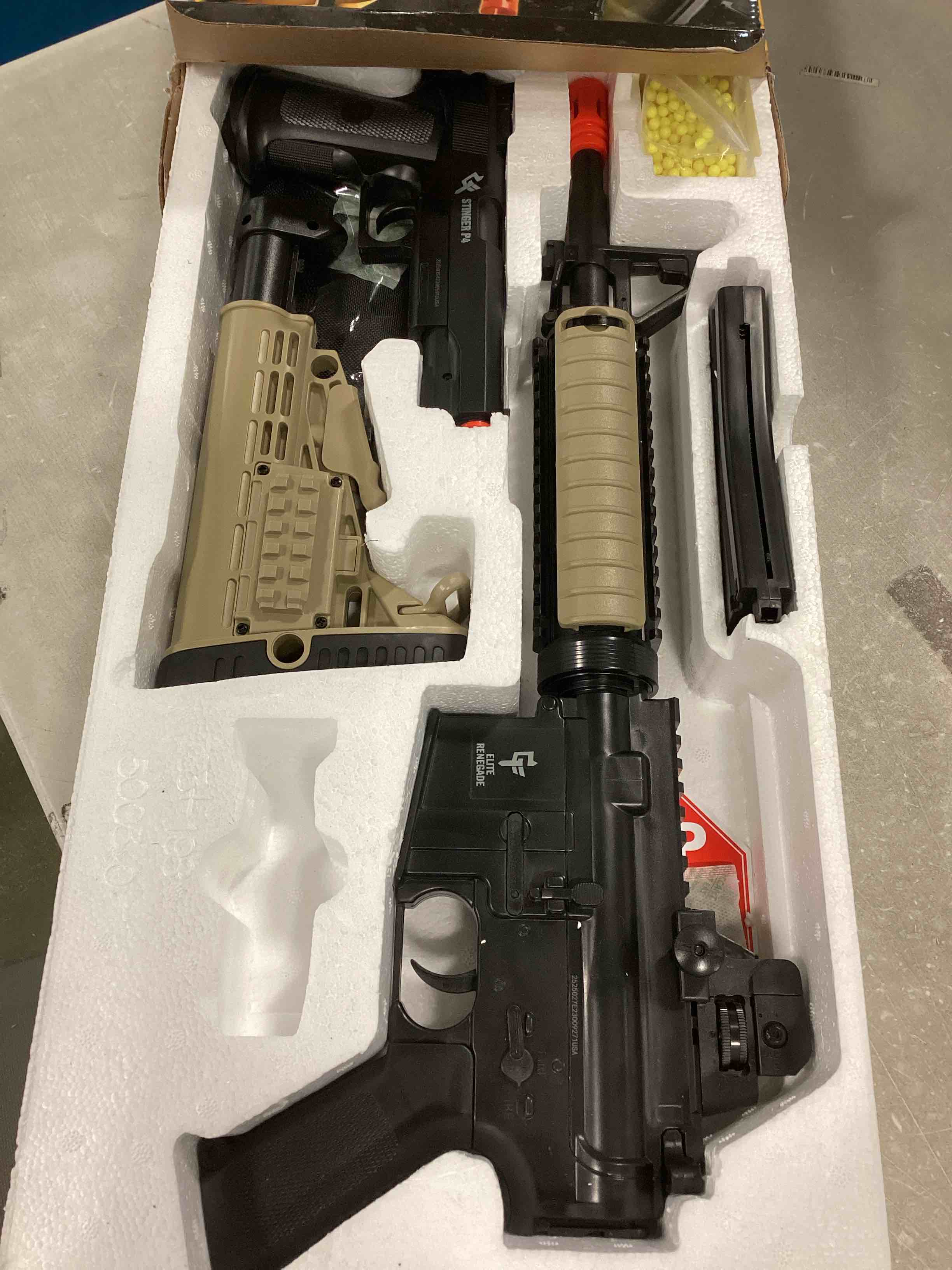 GAME FACE GFR37PKT Warrior Protection Spring-Powered Single-Shot ...