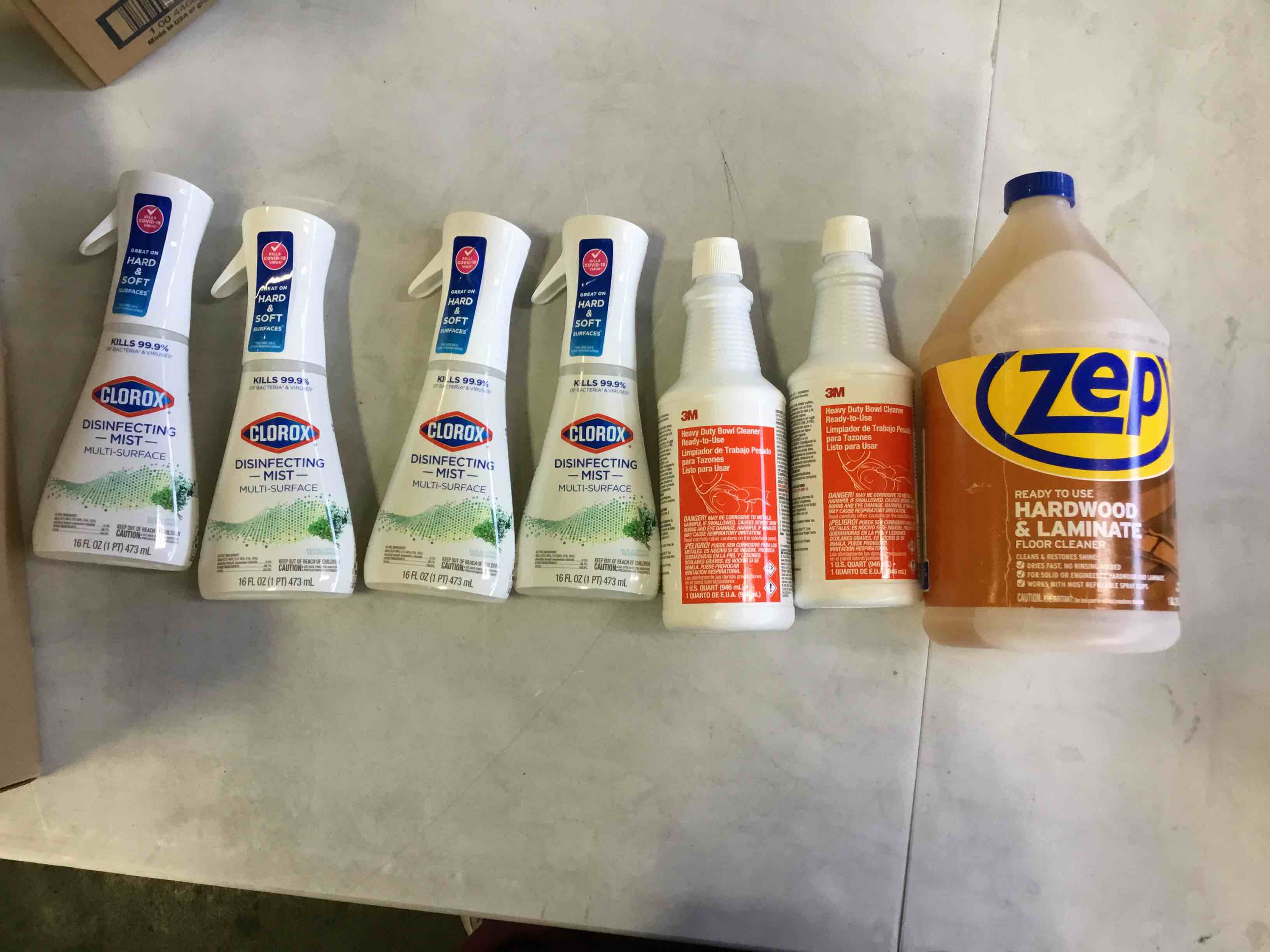 Assorted Cleaning Supplies