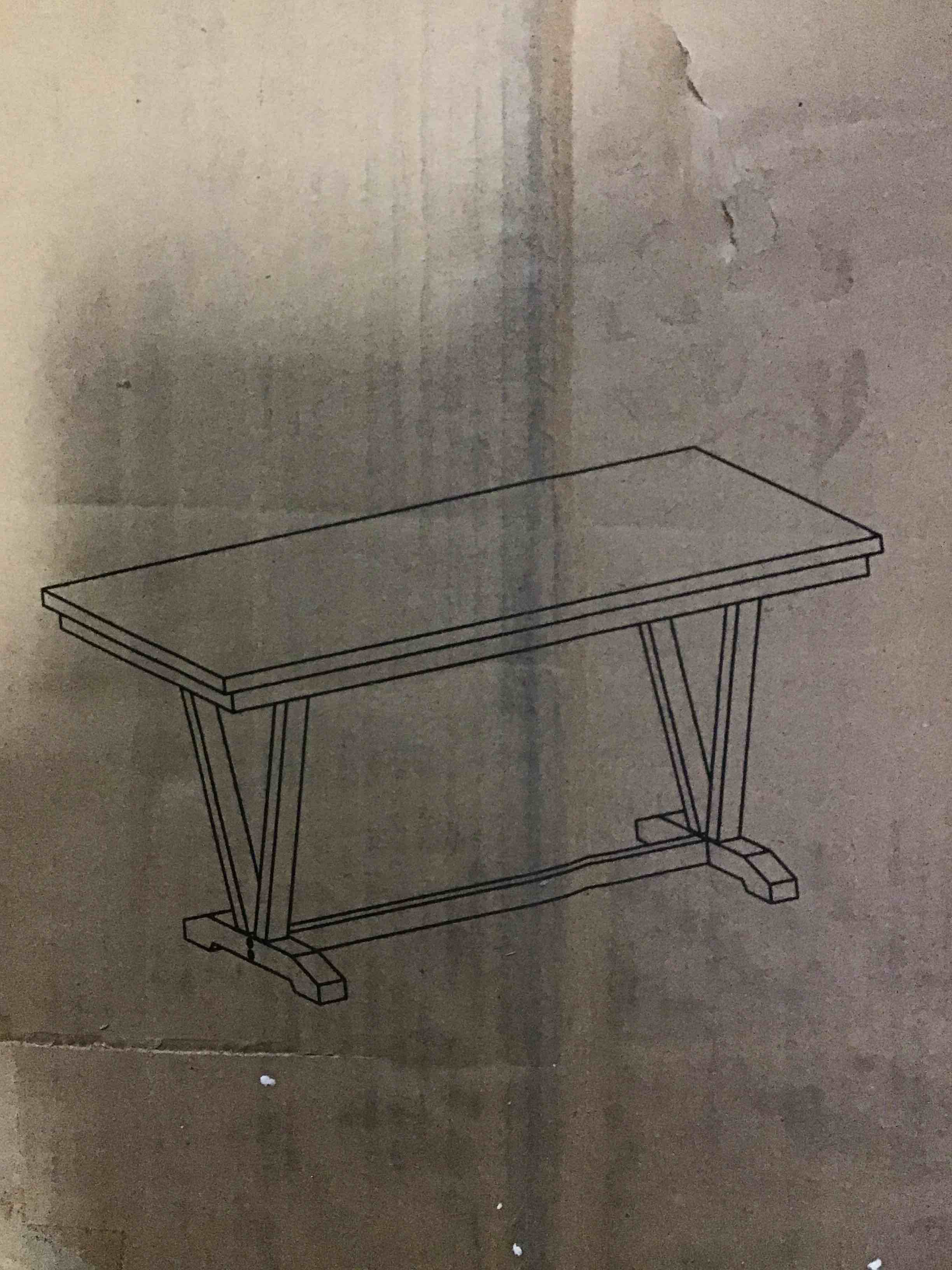 dining table wood. WF289810AAK black