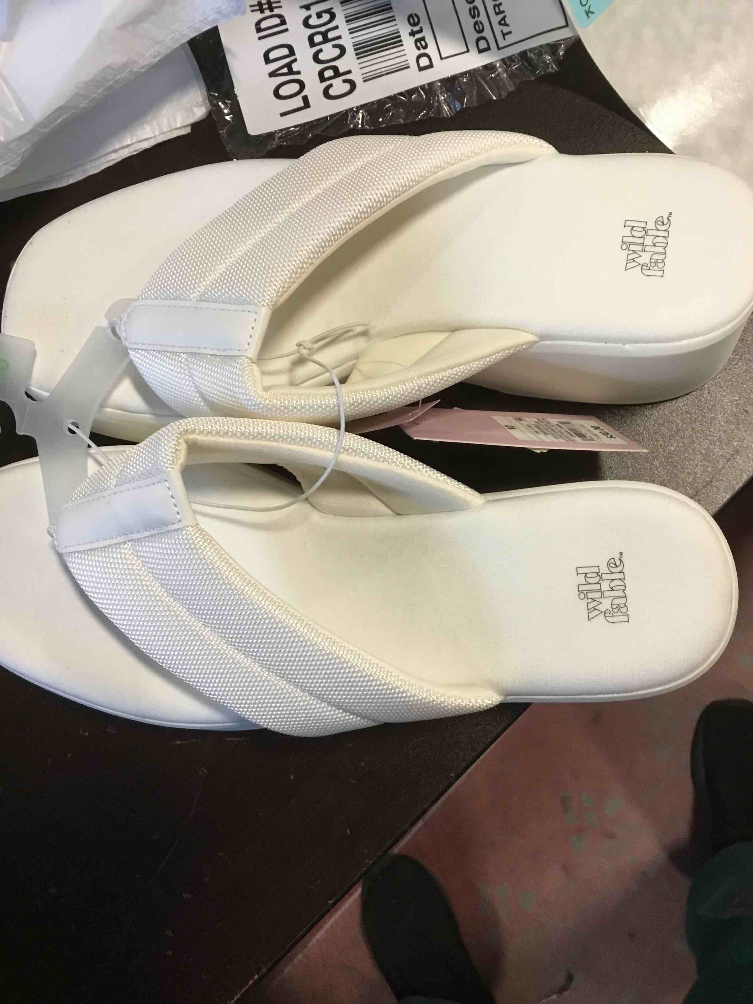 Women's Angela Platform Sandals - Wild Fable™ White 10