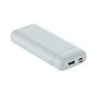 Tech Squared Nano Juice 10K mAh Portable Charger, Quick Charge White (2pk)