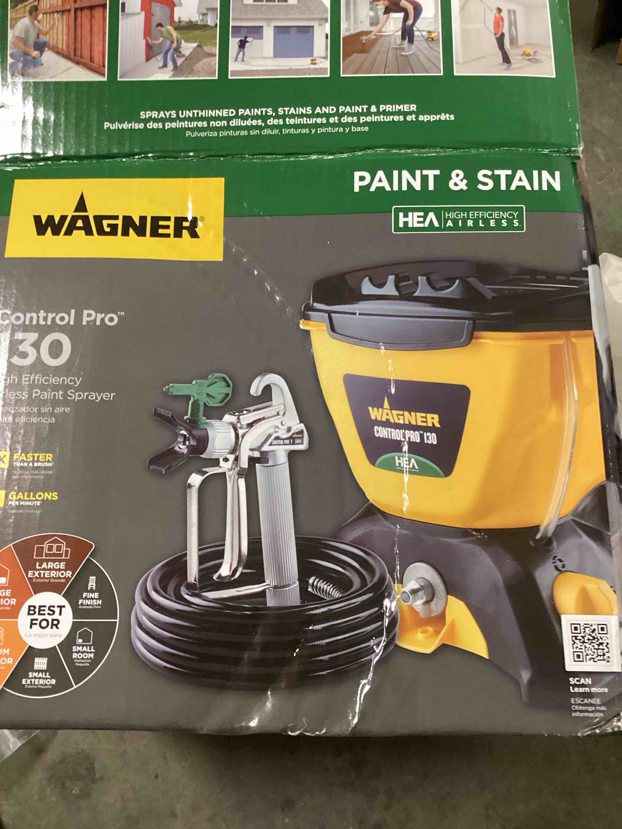 Wagner Control Pro 130 Electric Stationary Airless Paint Sprayer