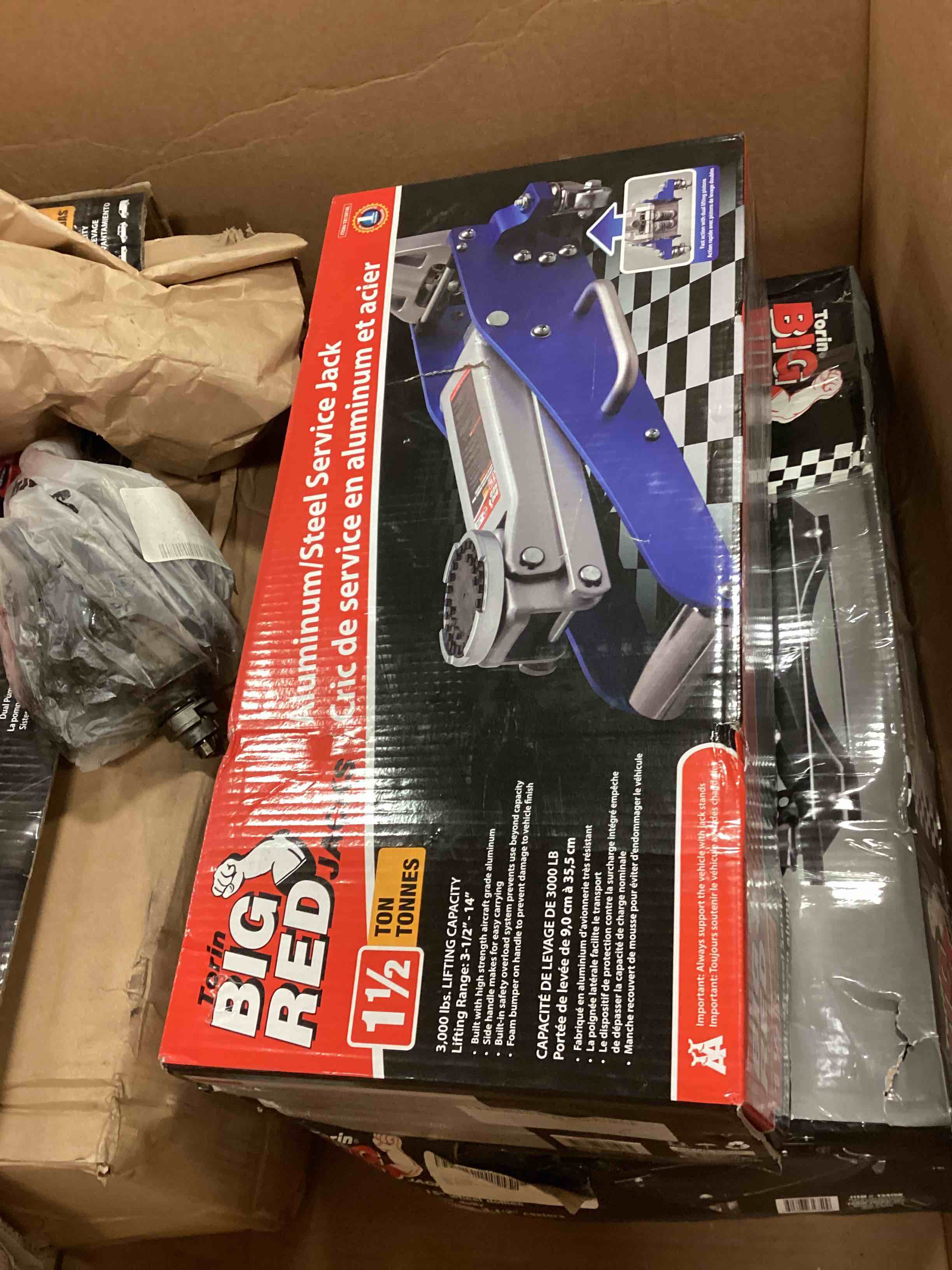 BIG RED T815016L Torin Hydraulic Low Profile Aluminum and Steel Racing ...