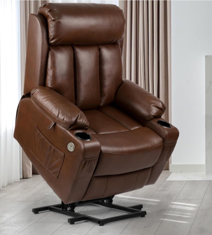 YITAHOME Power Lift Recliner Chair with Extended Footrest for Elderly ...