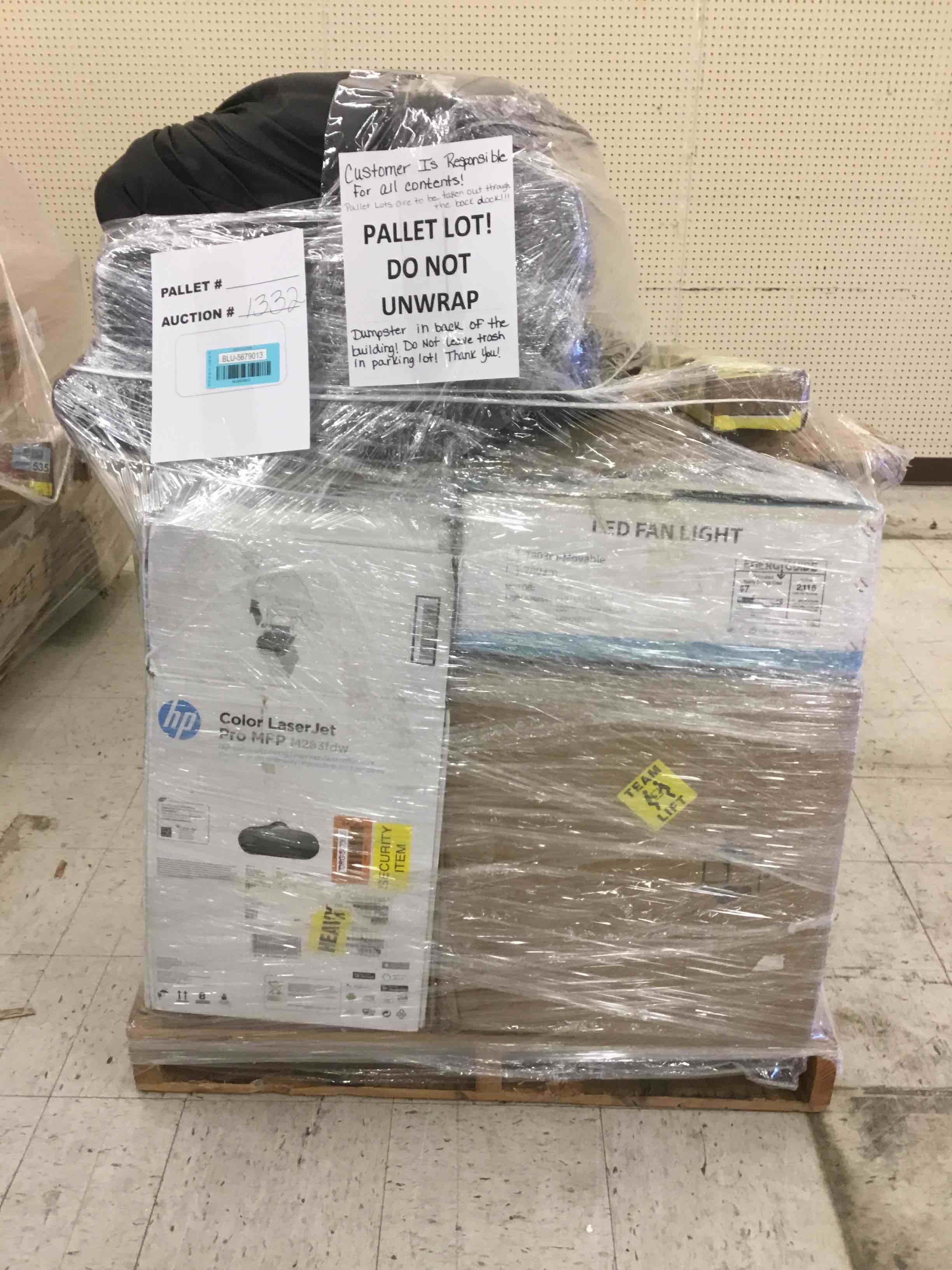 *Pallet Lot* Assorted Items (Bidder Must Take All Contents Of The Pallets…)