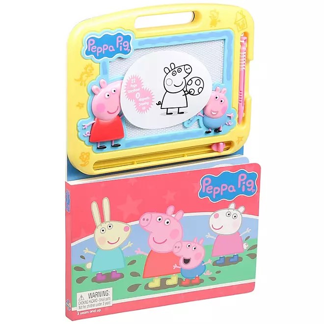 Member’s Mark Peppa Pig Learning Series storybook & Magnetic drawing kit