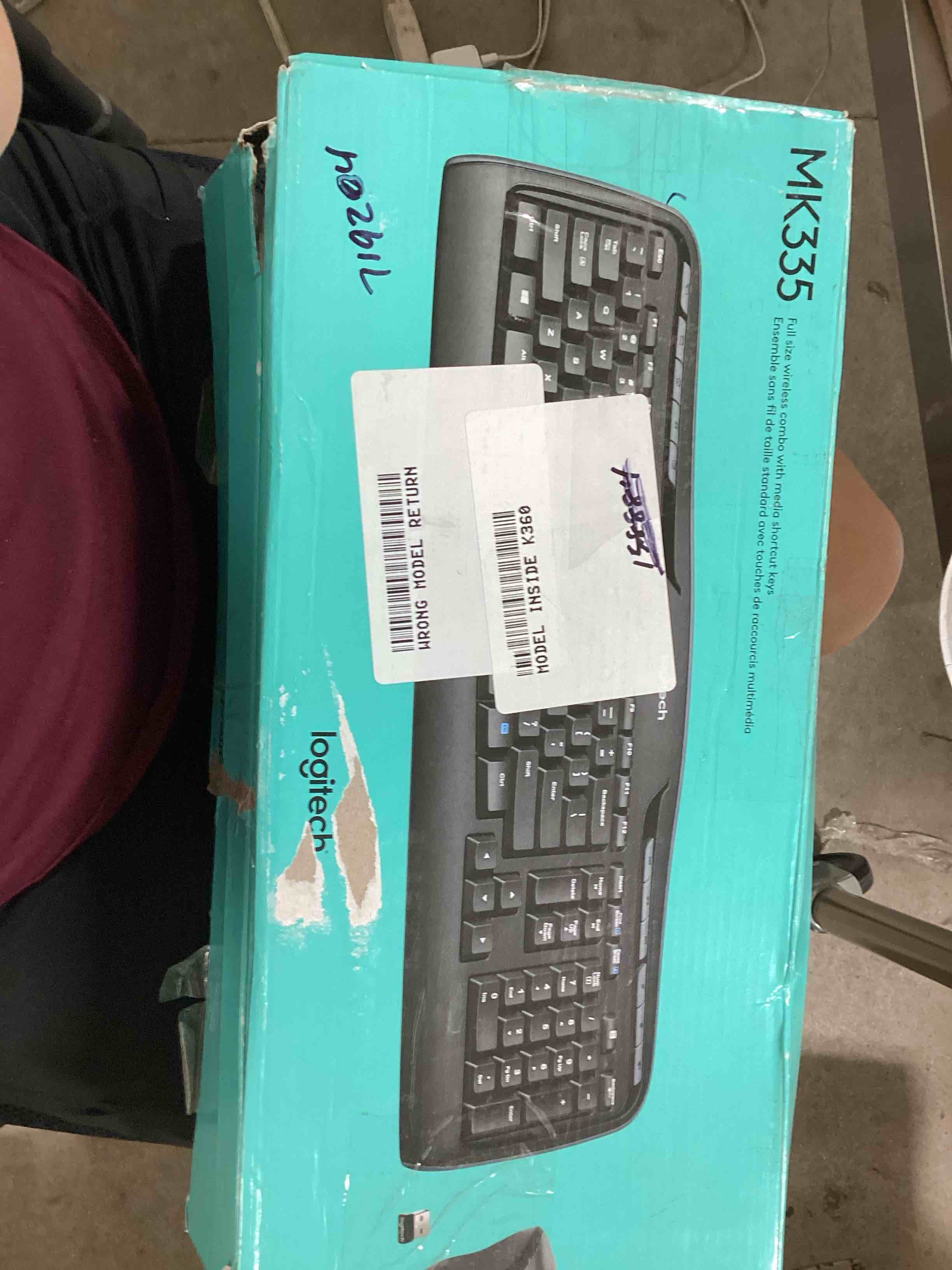 Logitech MK335 Wireless Keyboard and Mouse Combo - Black/Silver