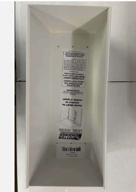 Kidde Heavy-Duty Surface Mount Fire Extinguisher Cabinet in White Steel ...