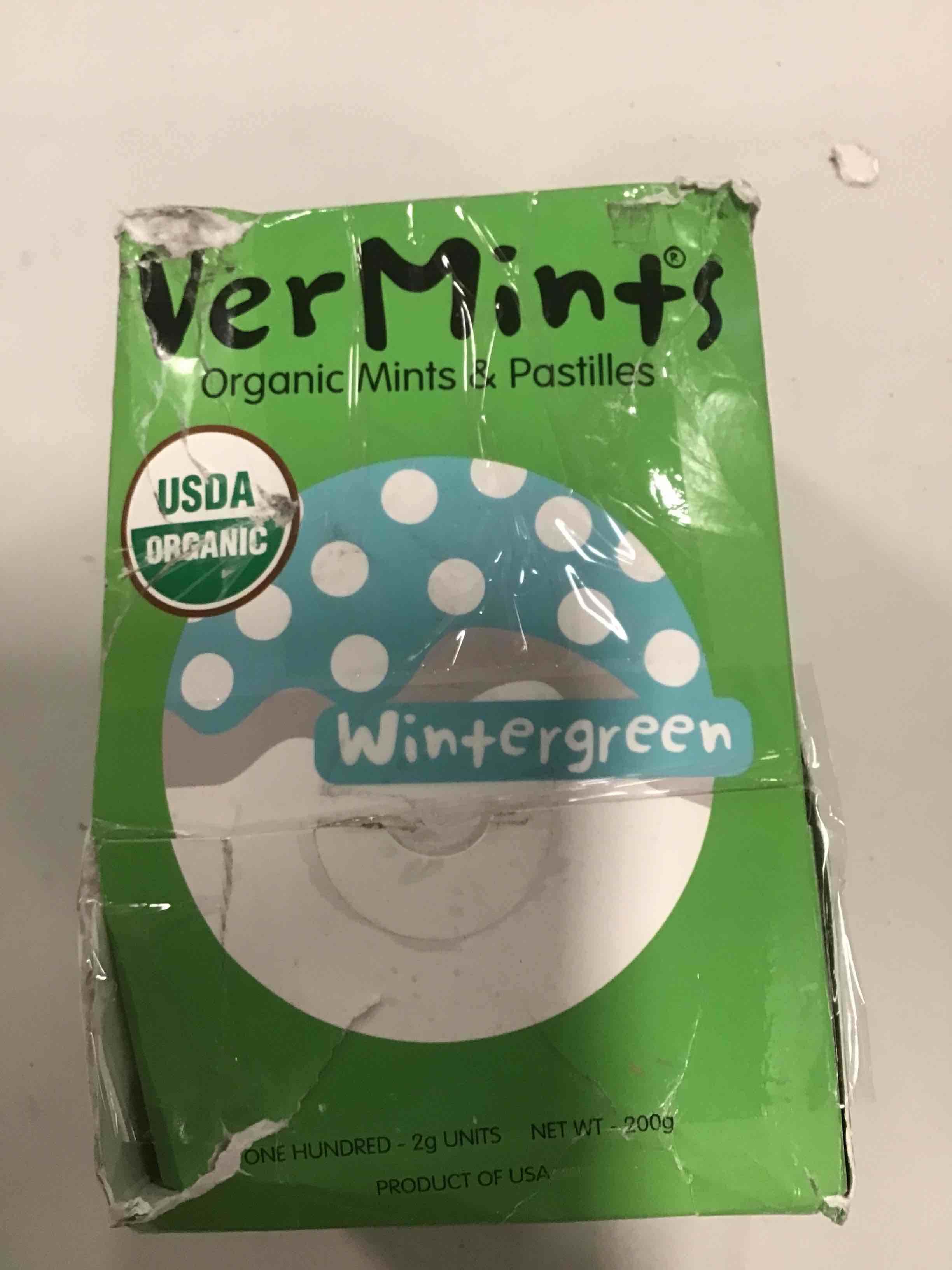 ver mints organic mints & pastilles