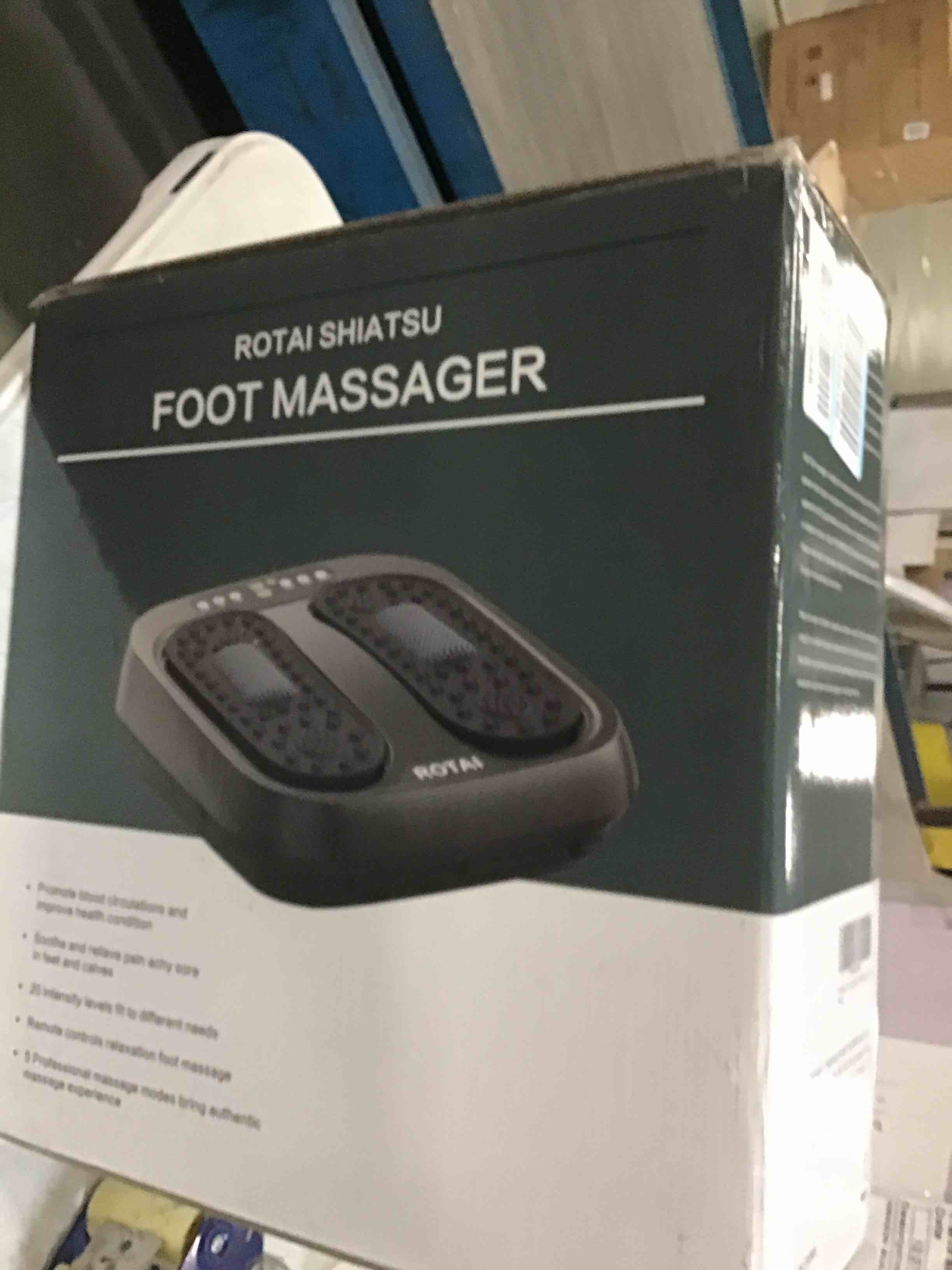 ROTAI Foot Massager Machine with Remote, Multi Relaxations and Pain ...