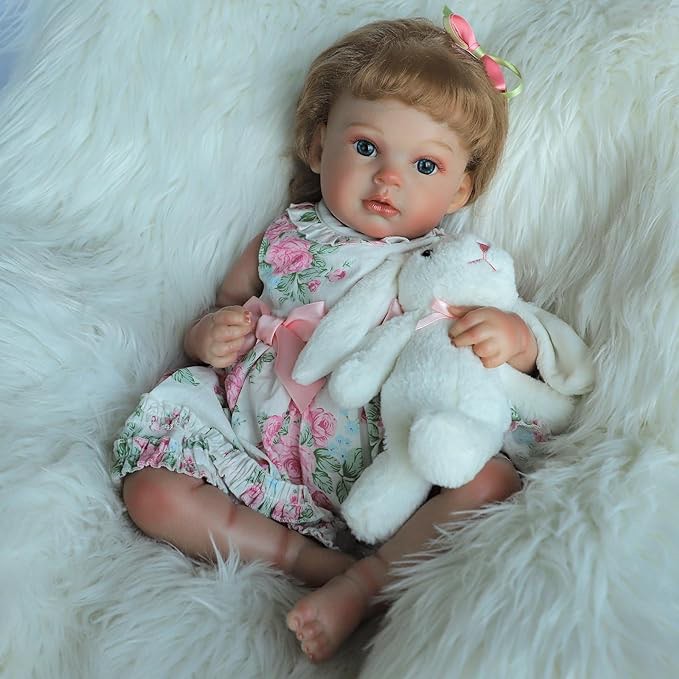 SCOM Realistic Reborn Baby Dolls - 20 Inch Real Baby Feeling Lifelike ...