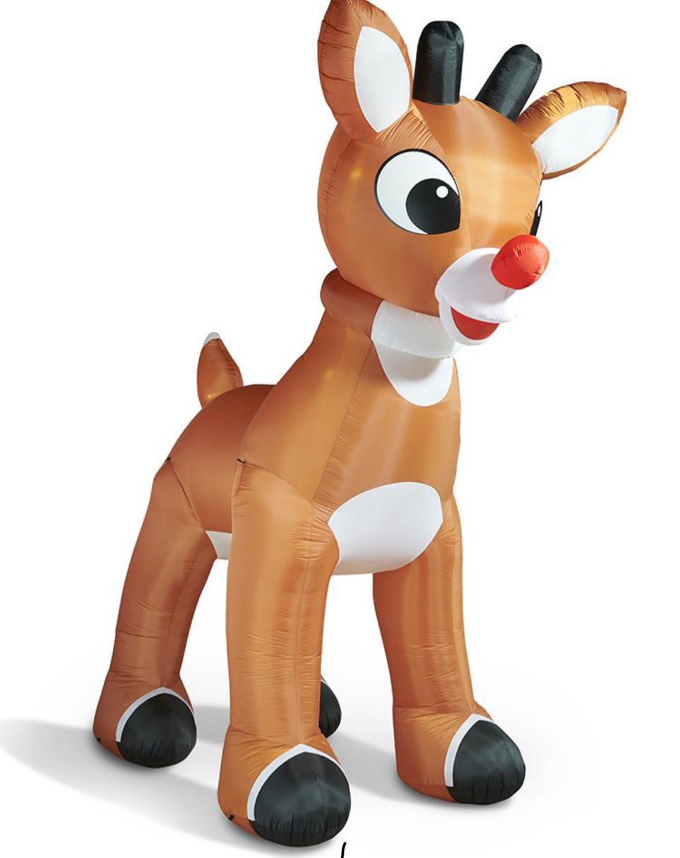 The 15' Inflatable Rudolph With Blinking Nose 4.7 (55 Reviews) Item 97417
