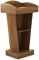 Natural Breeze Lectern Wooden Lectern Podium Stand Portable Church ...