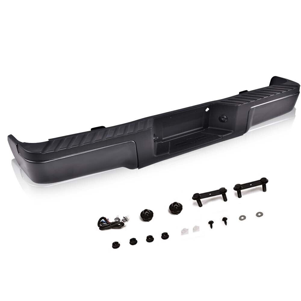 Black Fit For 2009-2014 Ford F-150 Pickup Rear Step Bumper Assembly