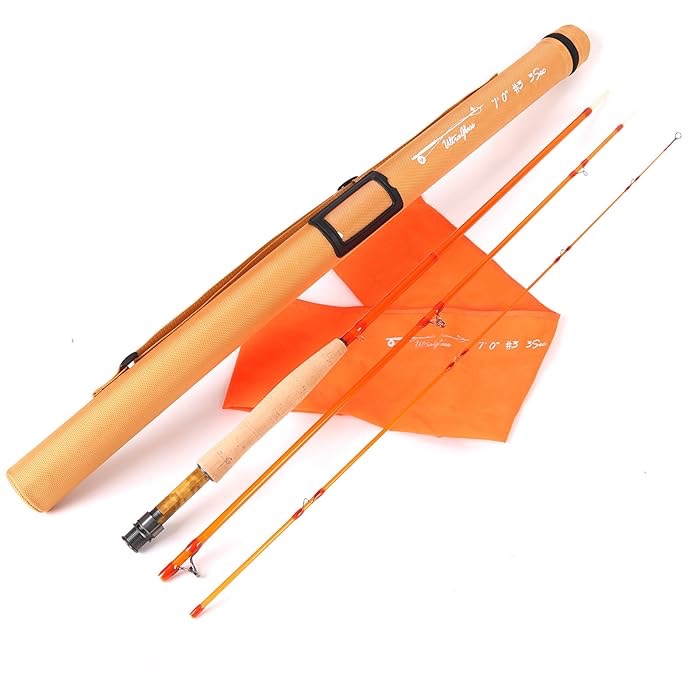 M MAXIMUMCATCH Maxcatch Fiberglass Fly Fishing Rod: 3wt/ 5wt/ 6wt/8wt ...