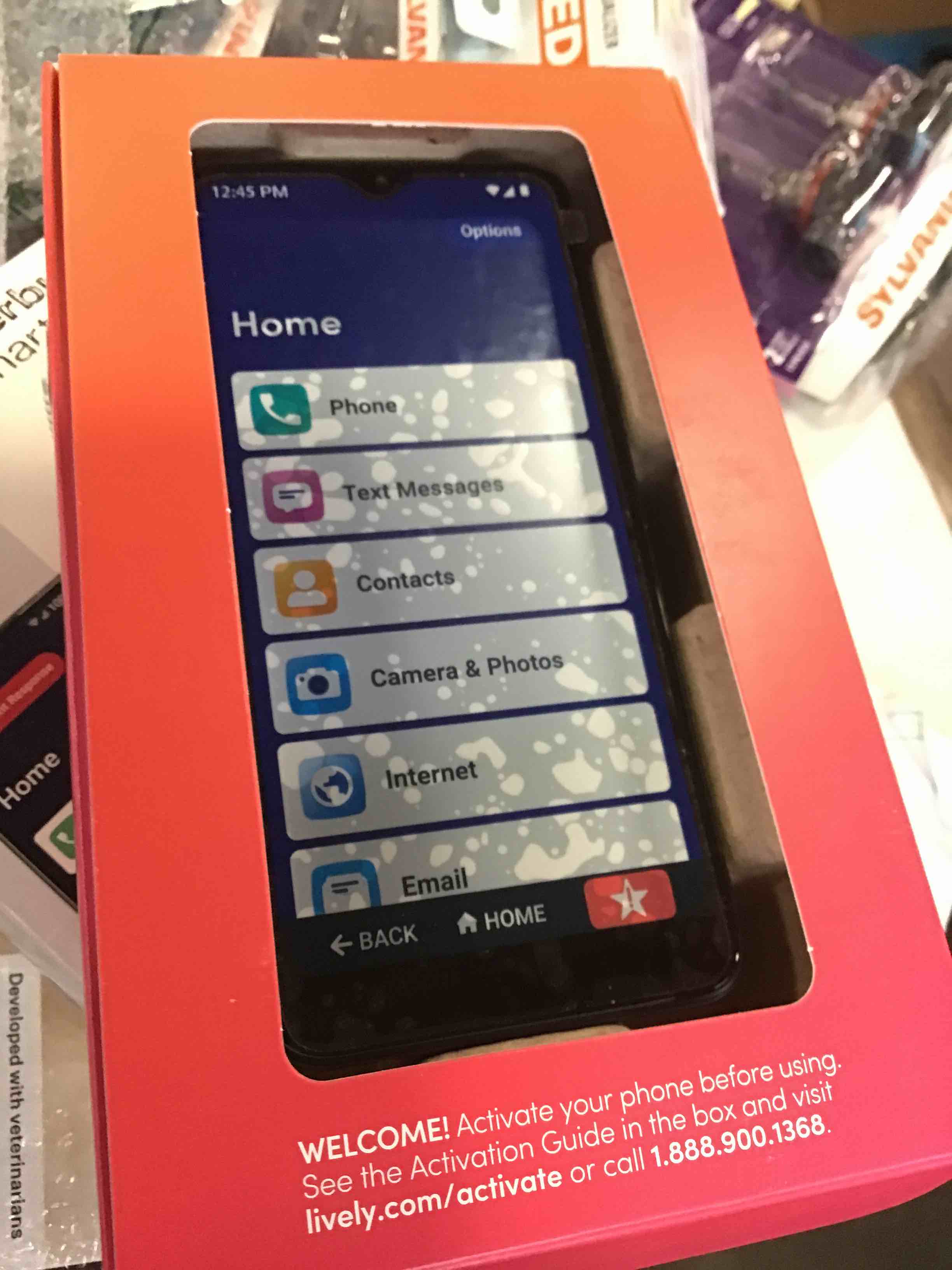 LIVELY Jitterbug Phones Smart3 Smartphone for Seniors - Cell Phone for ...