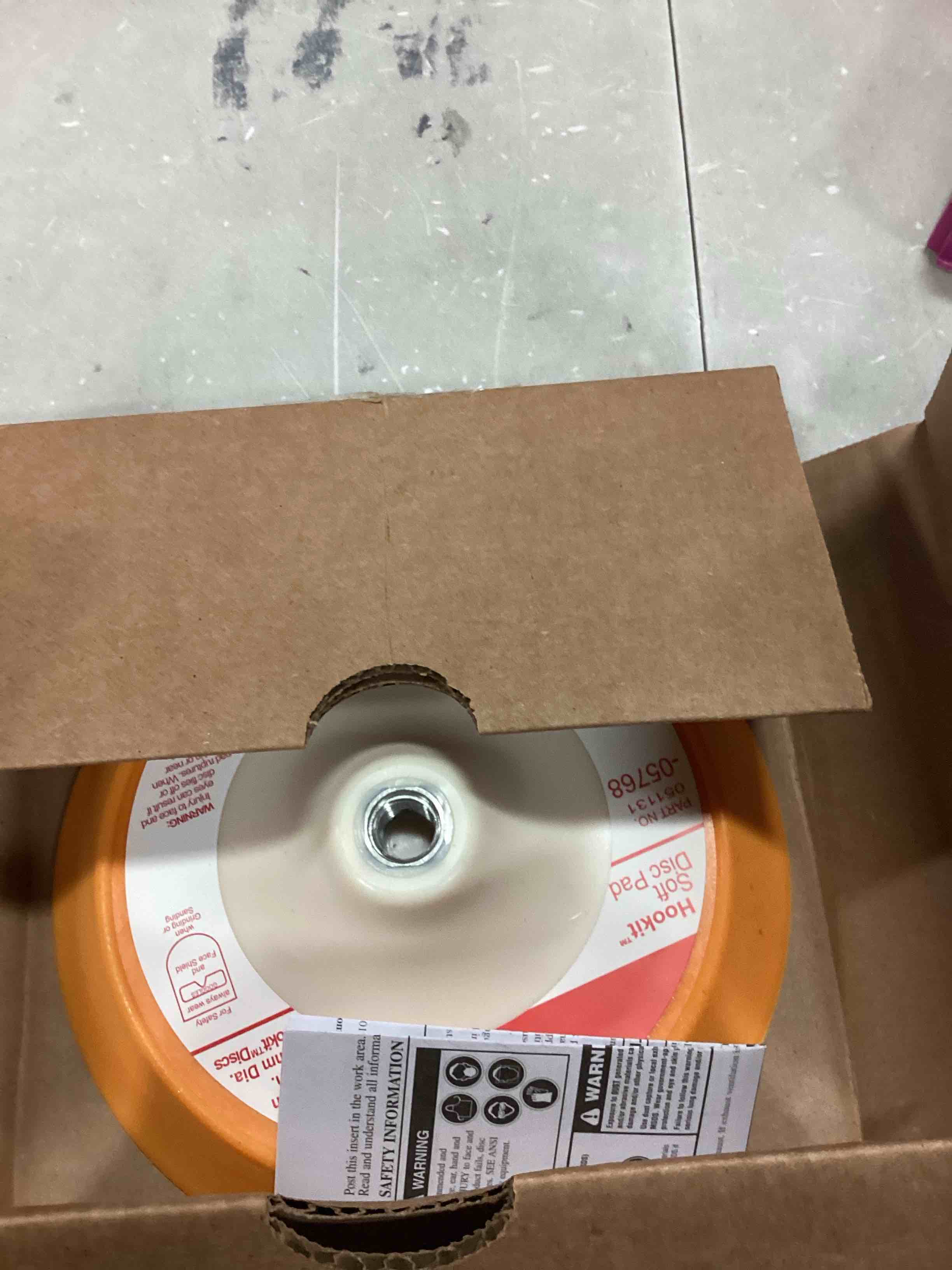 3M Hookit Soft Disc Pad, 05768, 8 inch