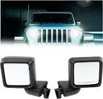 KUAFU Mirror Compatible with 2018-2022 Jeep Wrangler JL Jeep Gladiator ...
