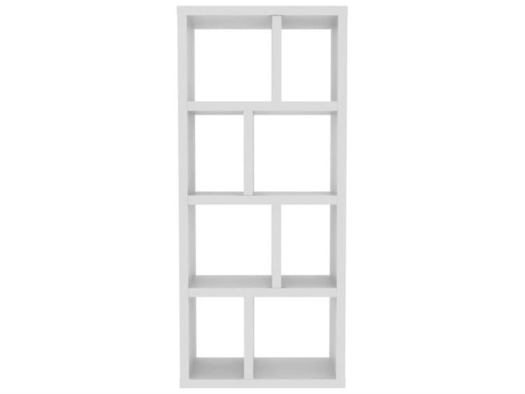 Berlin Pack A 28 inch Wide Bookcase TemaHome Berlin 28" Pure White Bookcase